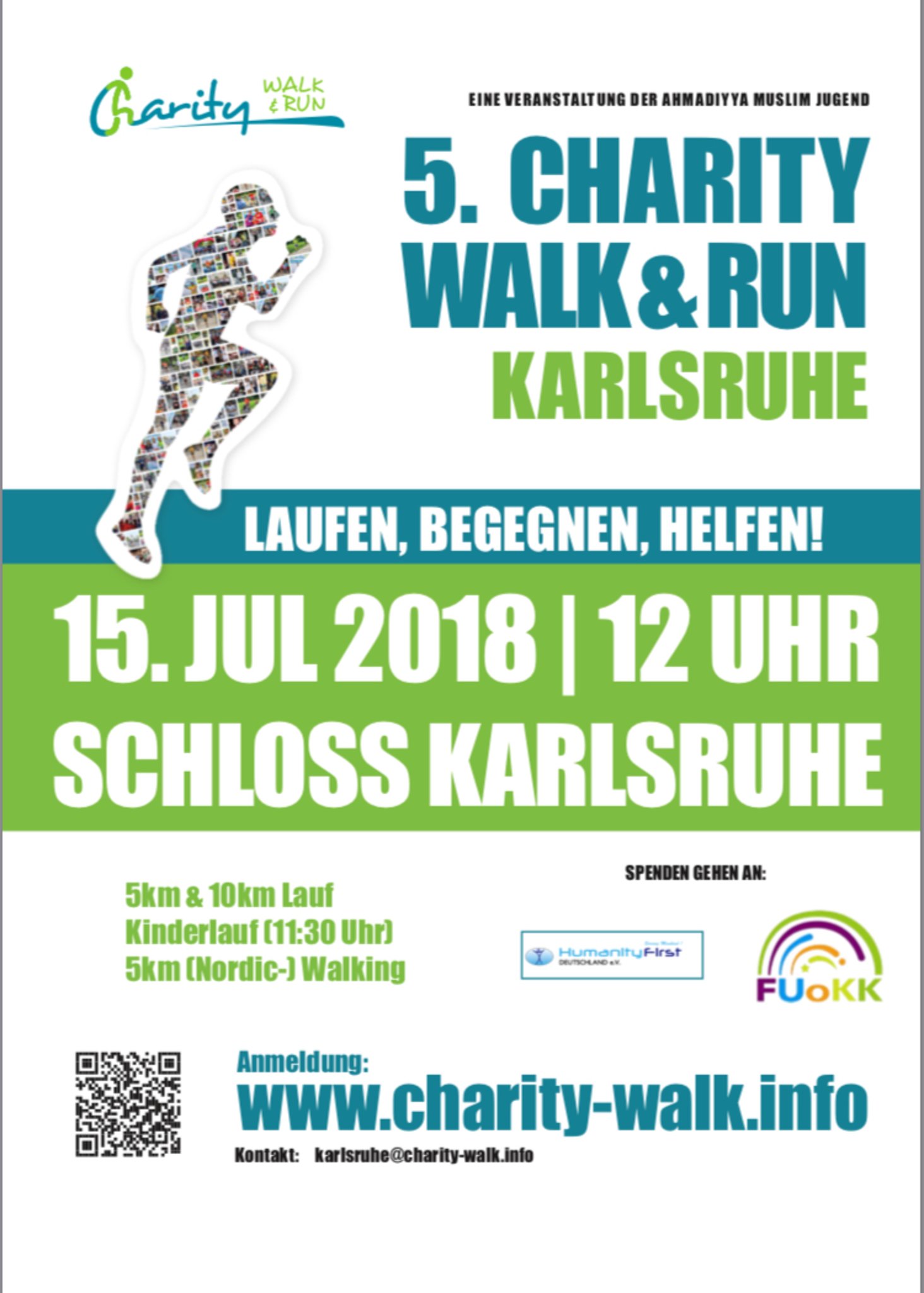 Fünfte Auflage des Spendenlauf "Charity Walk & Run" in Karlsruhe: 5 ...