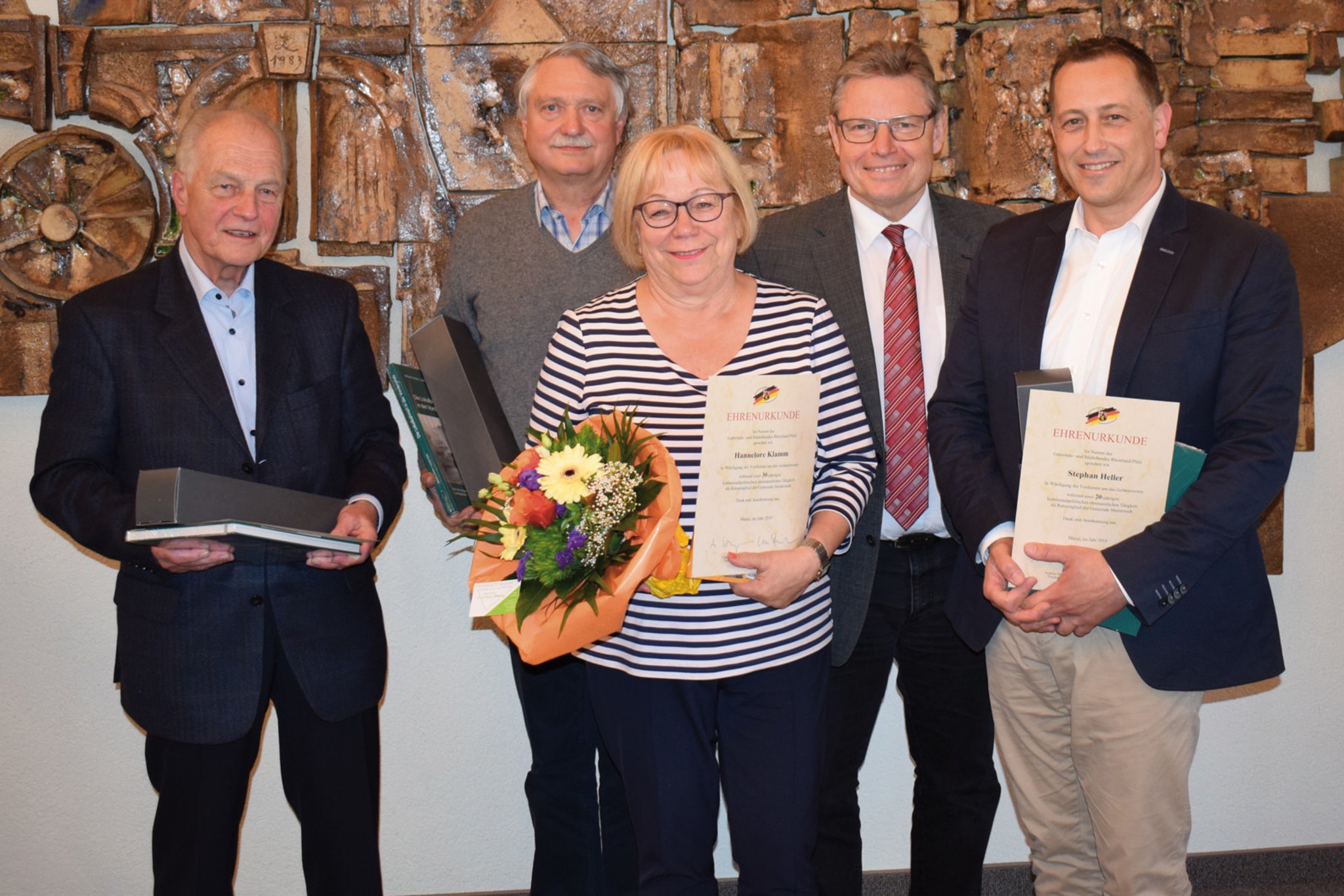 Die Gemeindeverwaltung Mutterstadt informiert: Ehrung von Mutterstadter ...