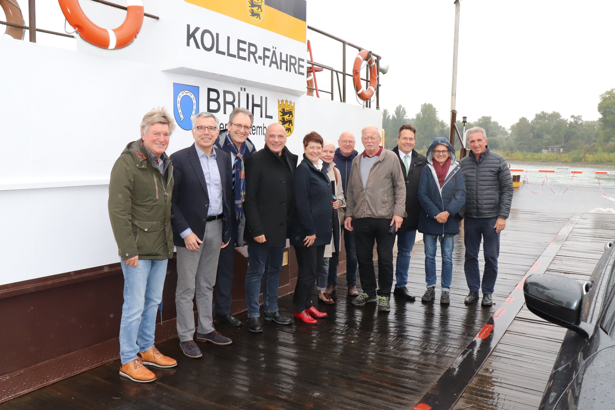 Landrat Dallinger, Bürgermeister Dr. Göck und Landtagsabgeordnete des ...