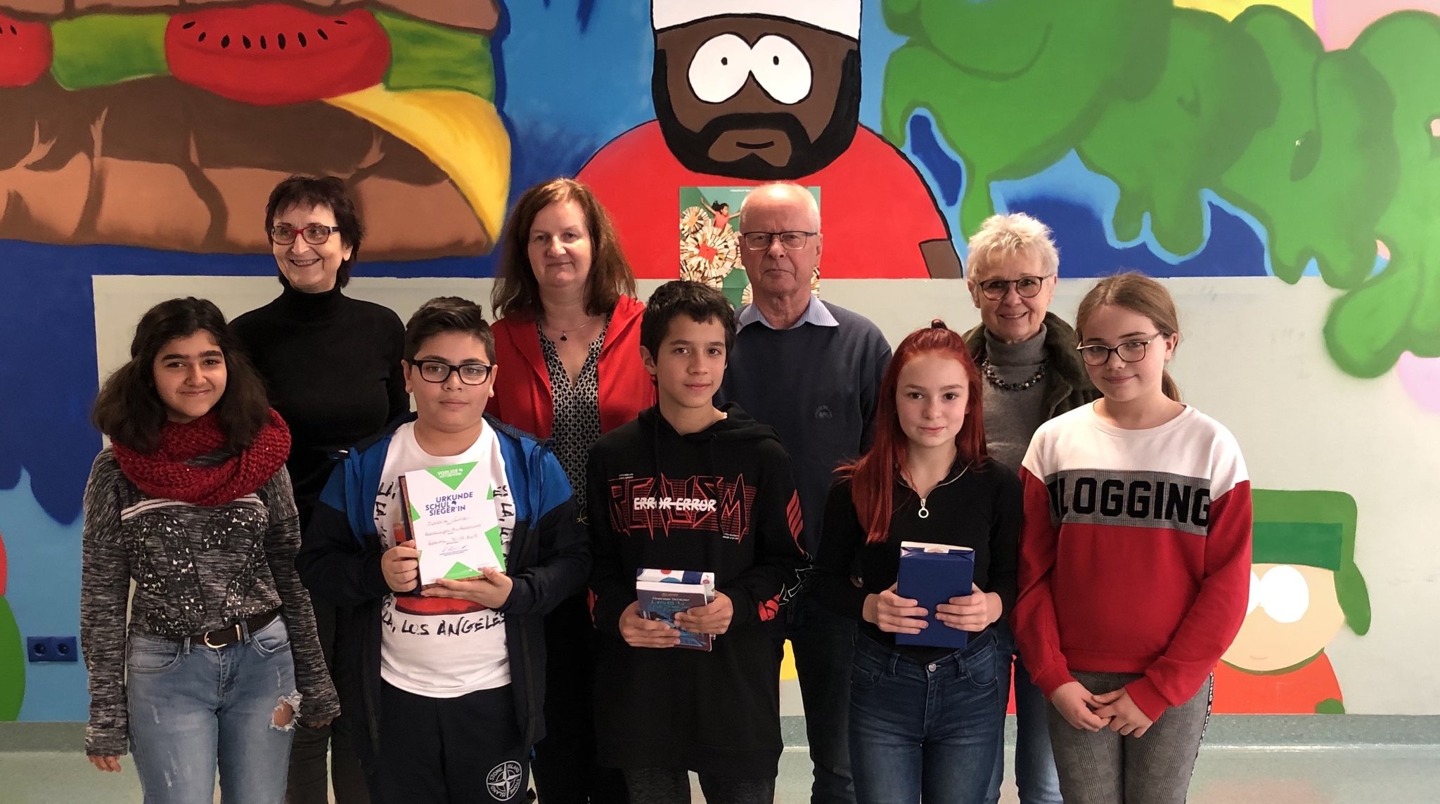 Realschule plus am Reichswald verleiht Siegerurkunde: Ibrahim Gashi ...