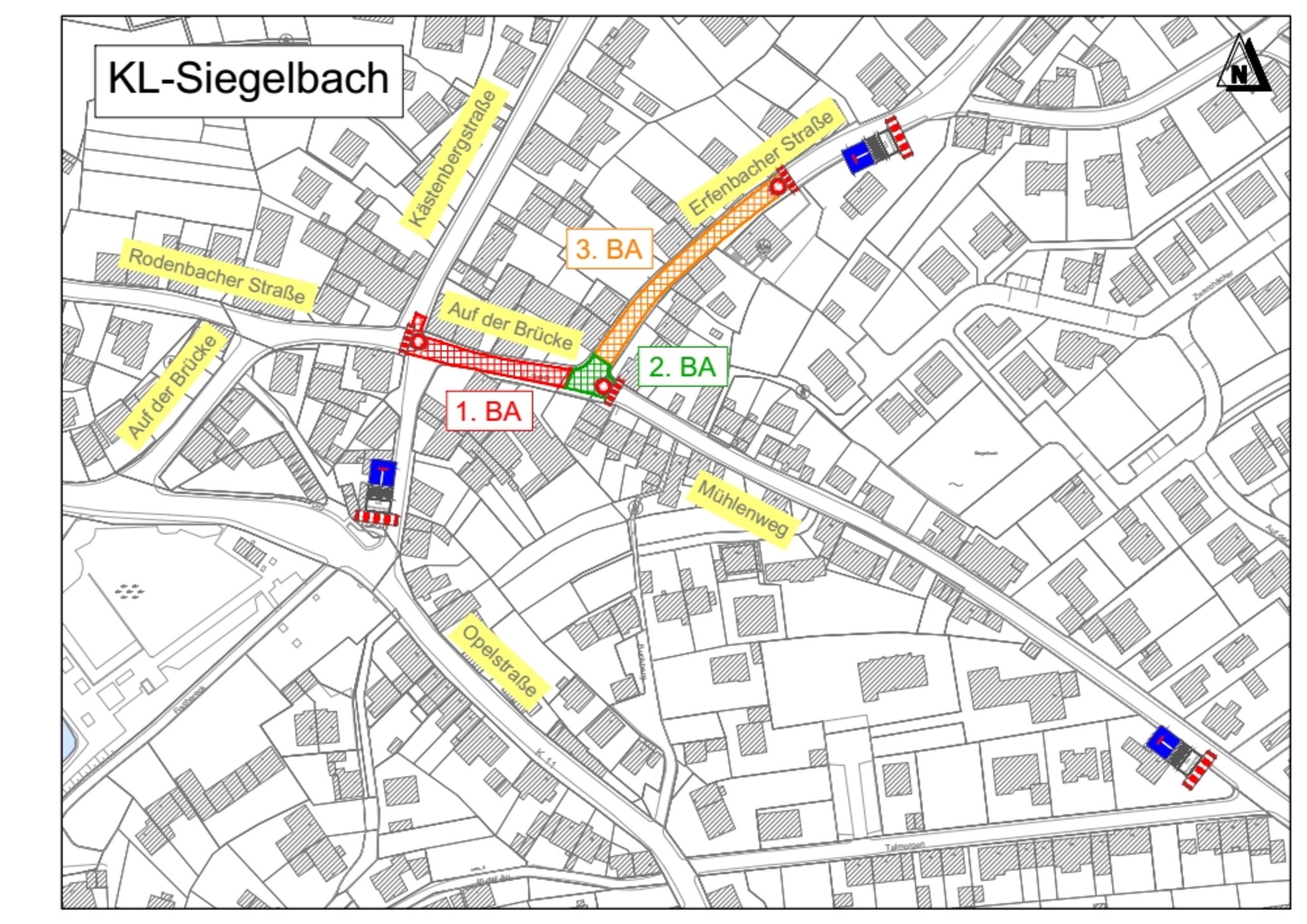 Sperrung im Bereich Auf der Brücke / Erfenbacher Straße: STE plant ...