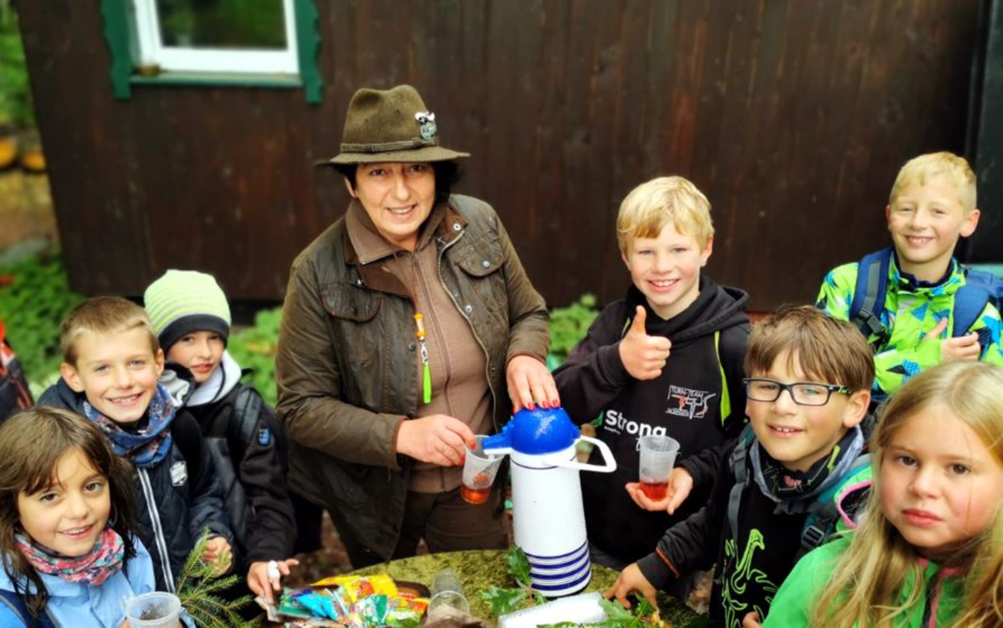 Grundschule Spesbach auf Entdeckertour: Wandertag ins Jagdrevier ...