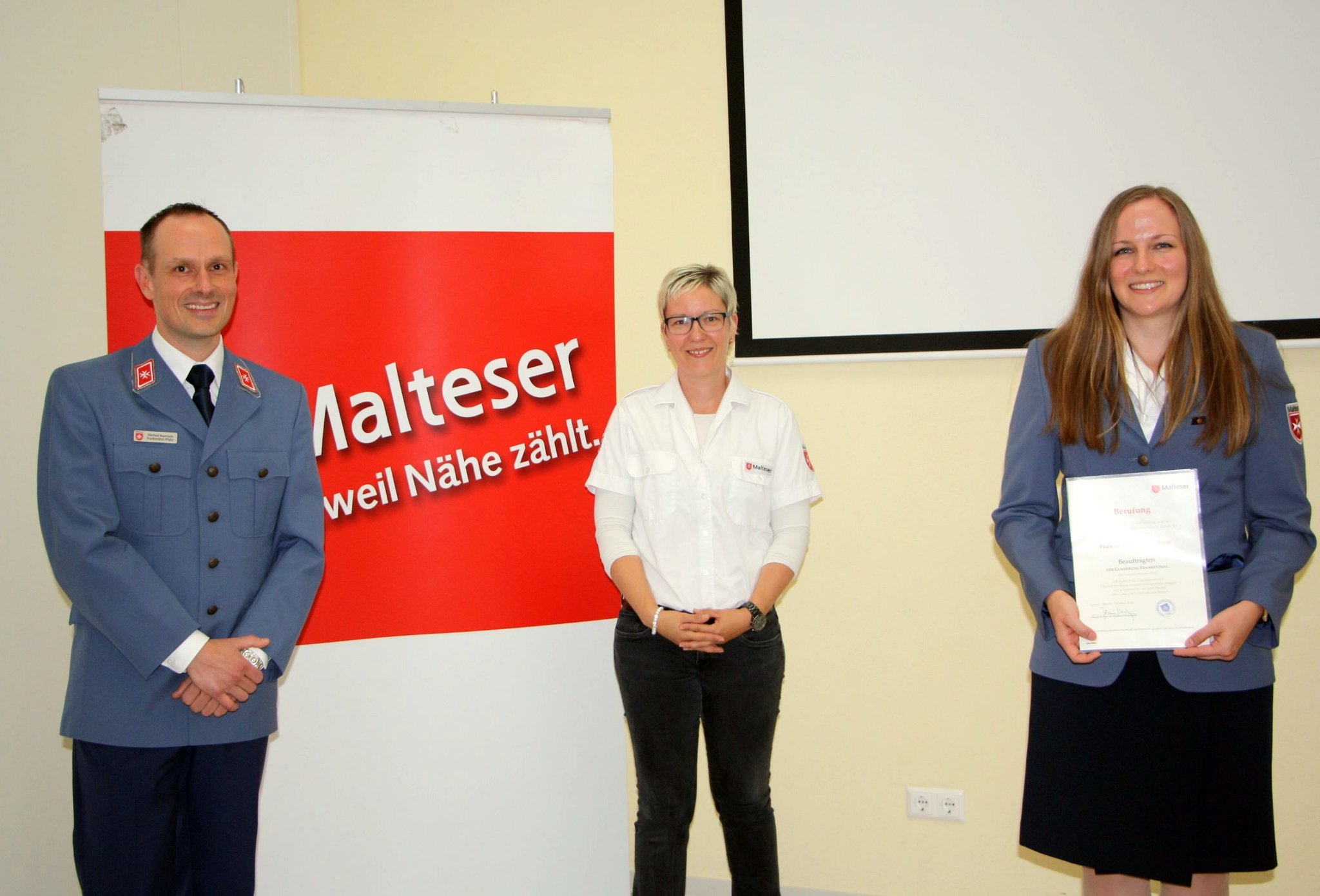 Neue Doppelspitze bei den Maltesern Frankenthal: Führungs-Duo im ...