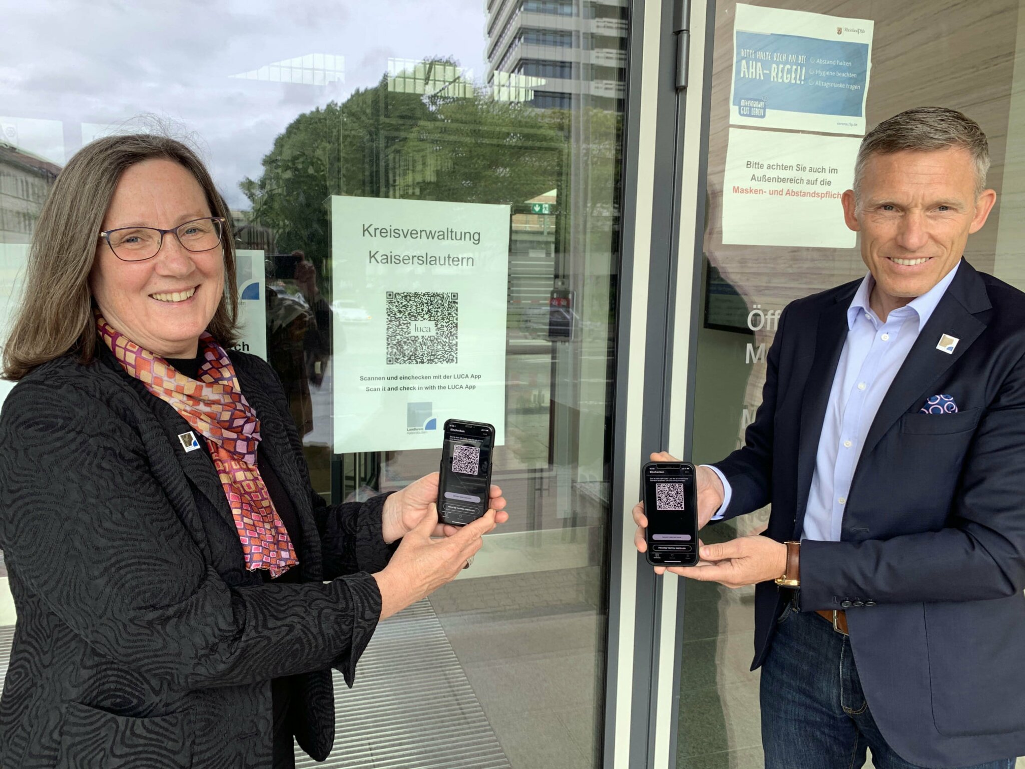 Gesundheitsamt Kaiserslautern: An die LUCA-App angeschlossen - Kaiserslautern