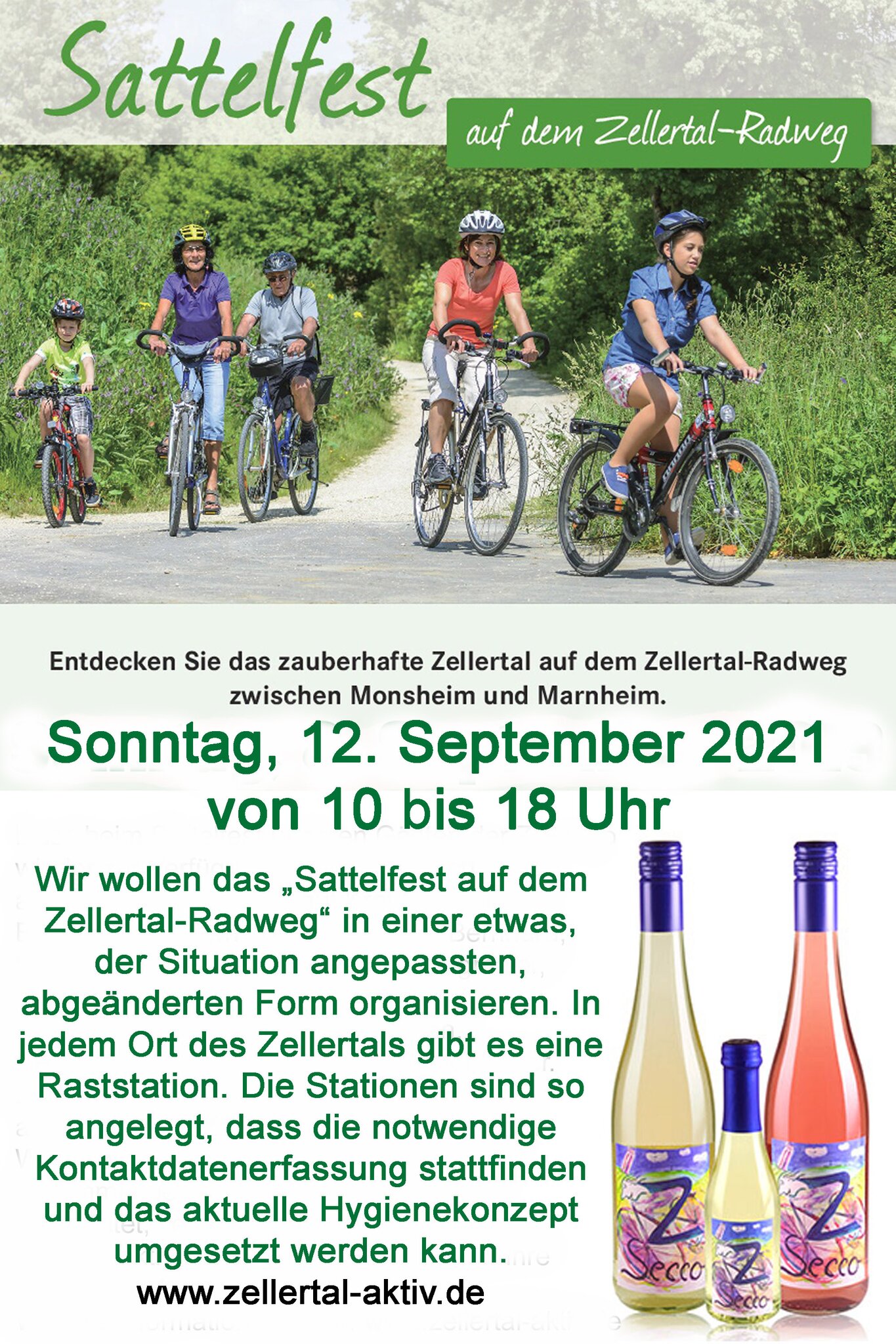Zellertal-aktiv informiert:: "Sattelfest auf dem Zellertal-Radweg"