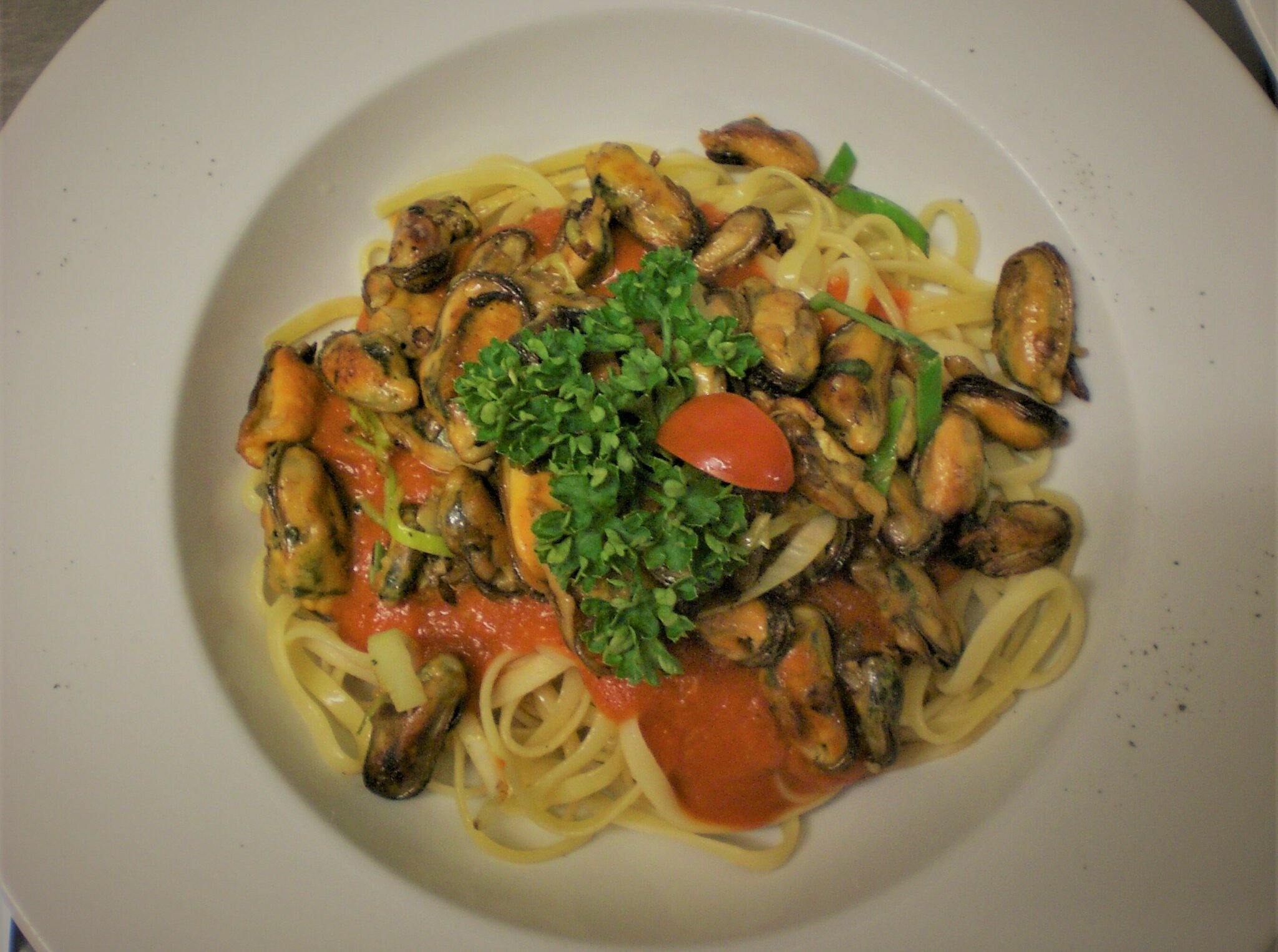 Muscheln und Fisch essen in Neustadt - Mußbach - Neustadt/Weinstraße