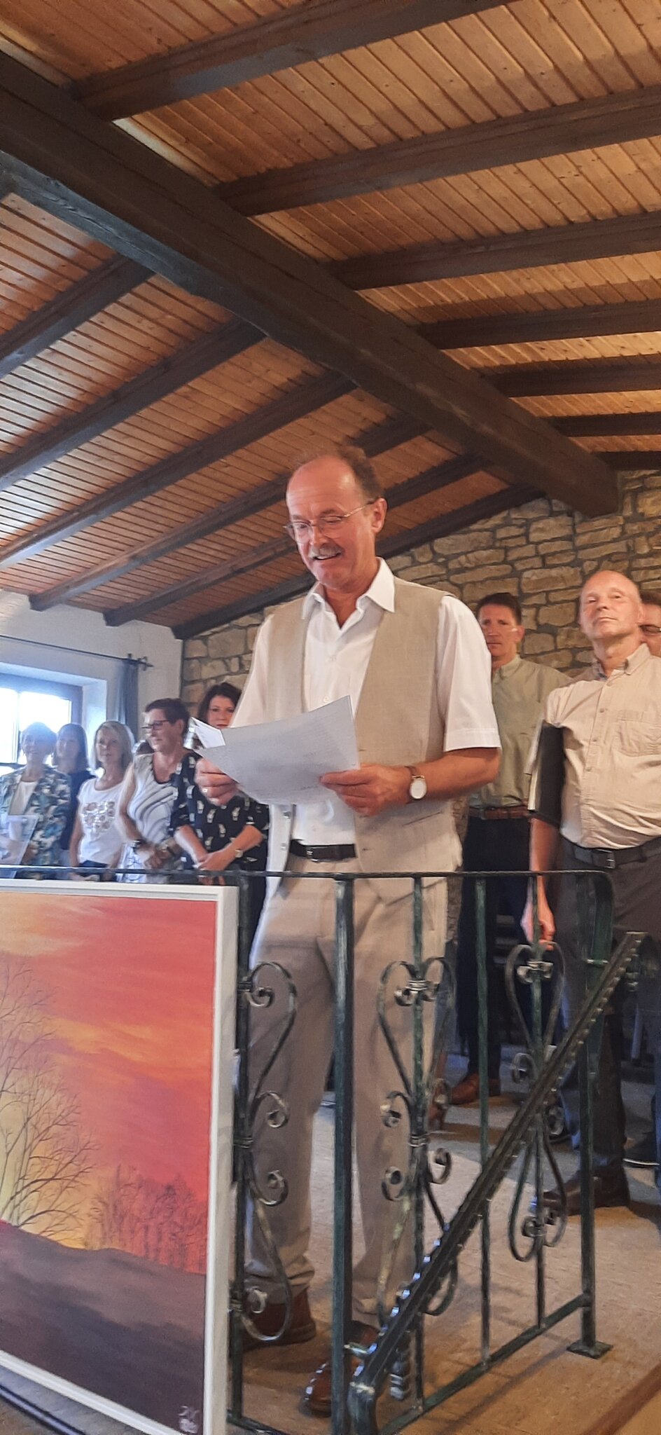 Erste Bilderausstellung von Dr. Klaus Hein: Bürgerhaus Teschenmoschel ...