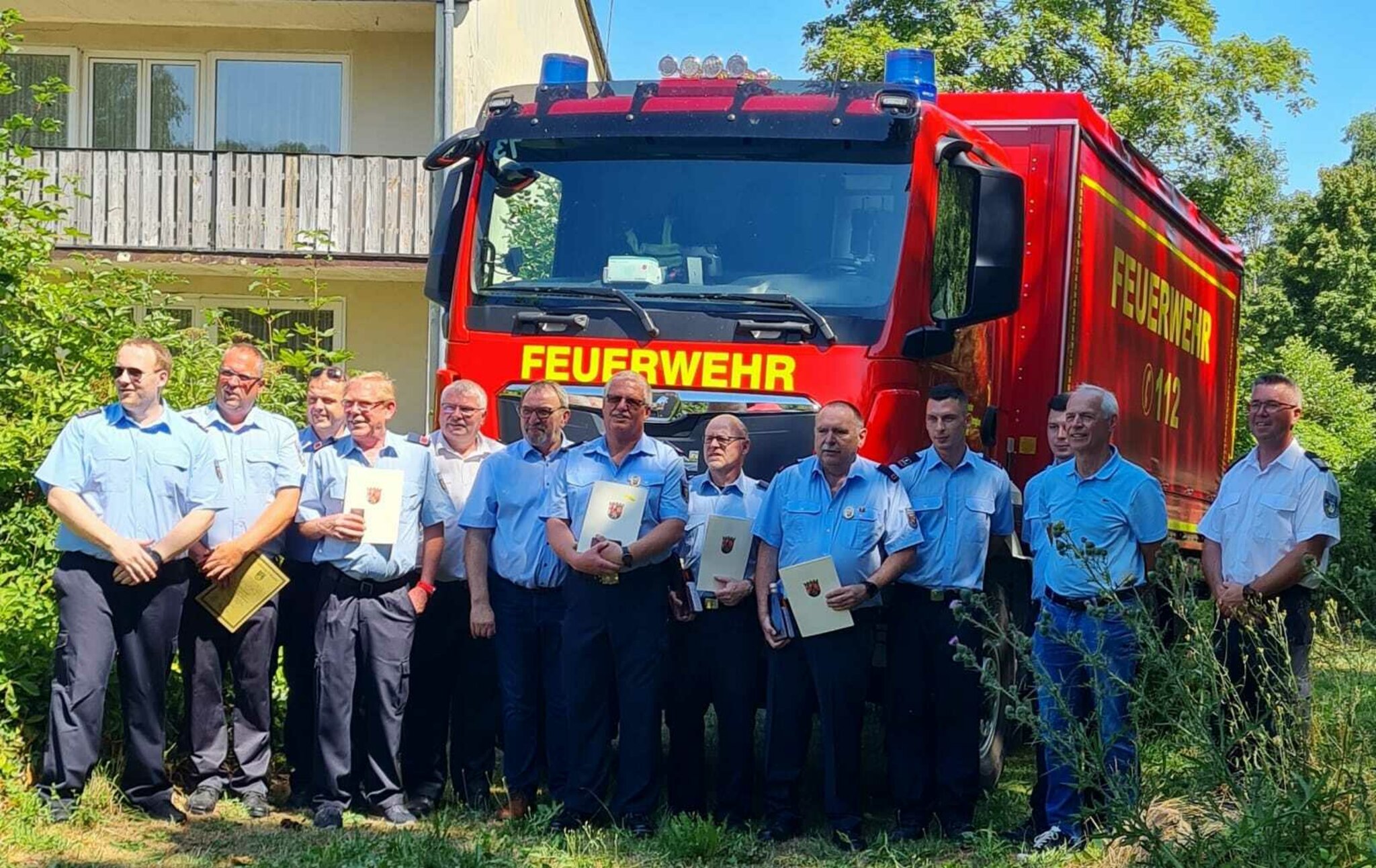 Bei der Feuerwehr Kusel: Goldene Ehrenzeichen für lange Dienstzeiten ...