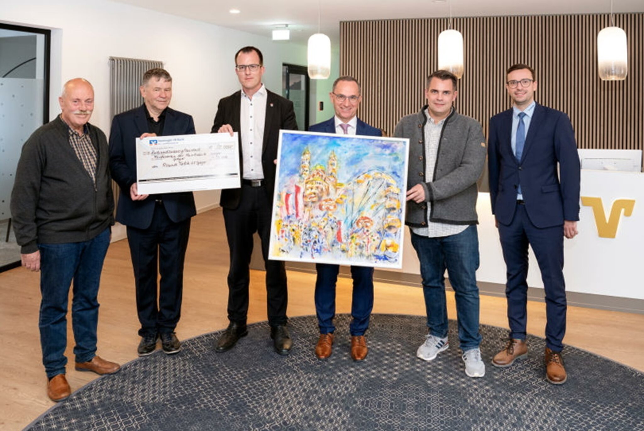 Übergabe des Brezelfestbildes: "Ein gutes Projekt kann nachhaltig ...