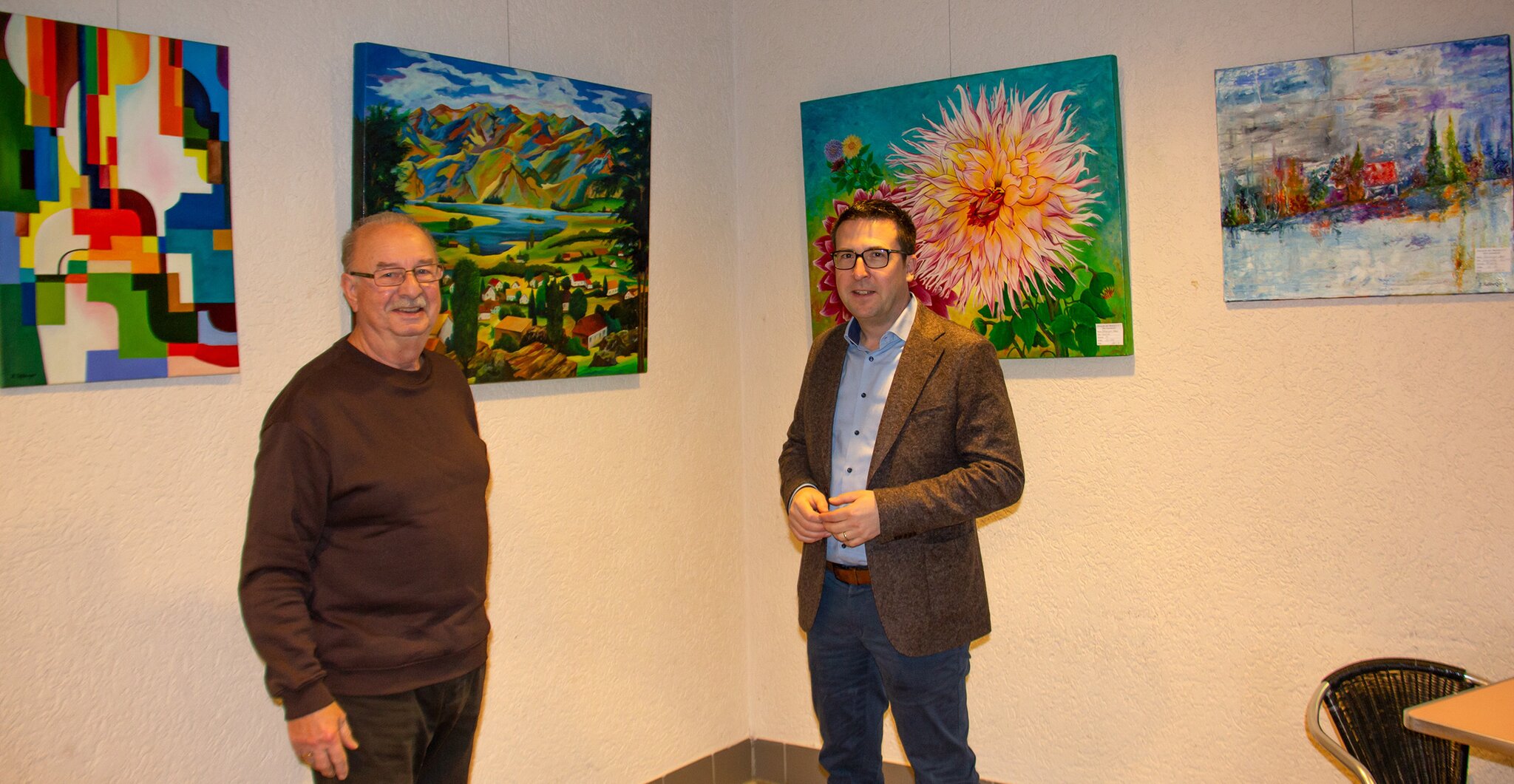 Ausstellung "Harmonie in Farbe": Hans Roßberger zeigt Bilder im ...