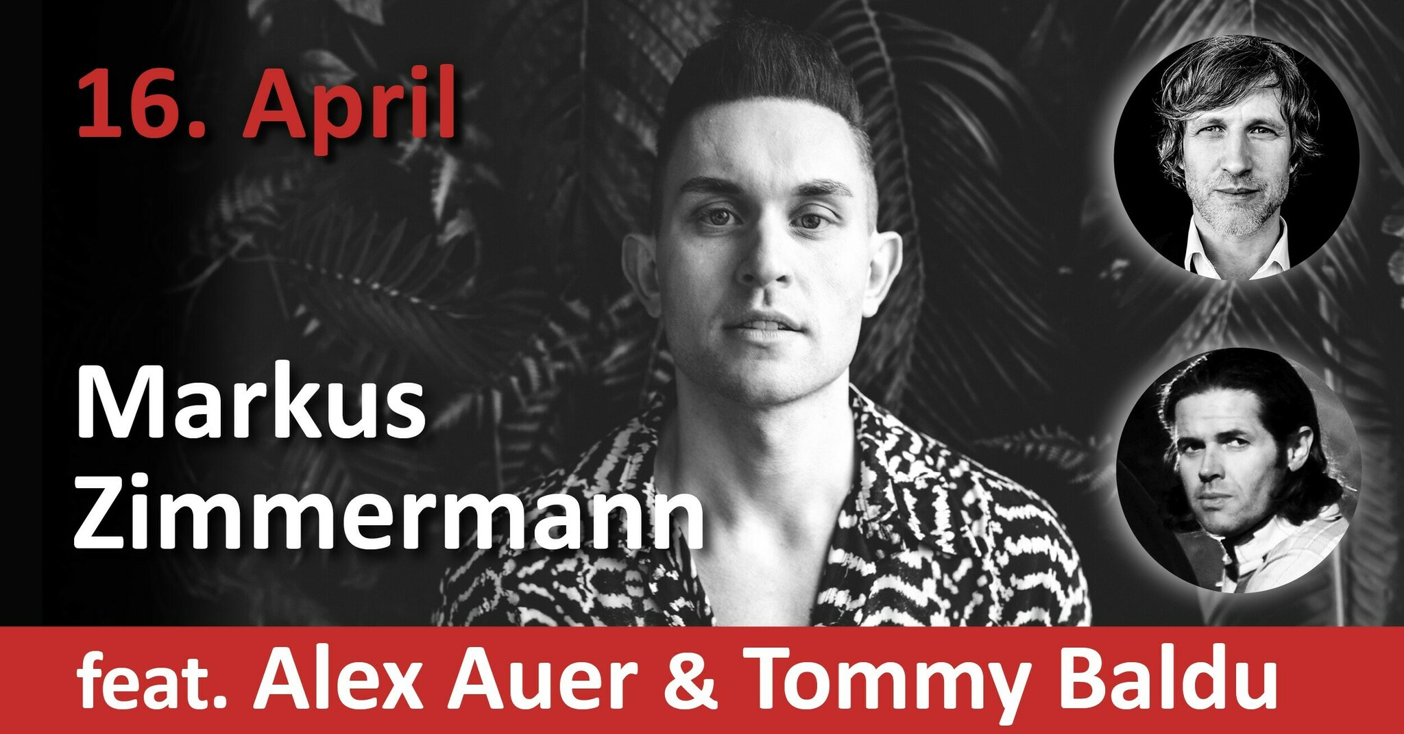 Grönemeyers Sänger in der ev. Kirche: Markus Zimmermann feat. Alex Auer & Tommy Baldu beim MUK ...