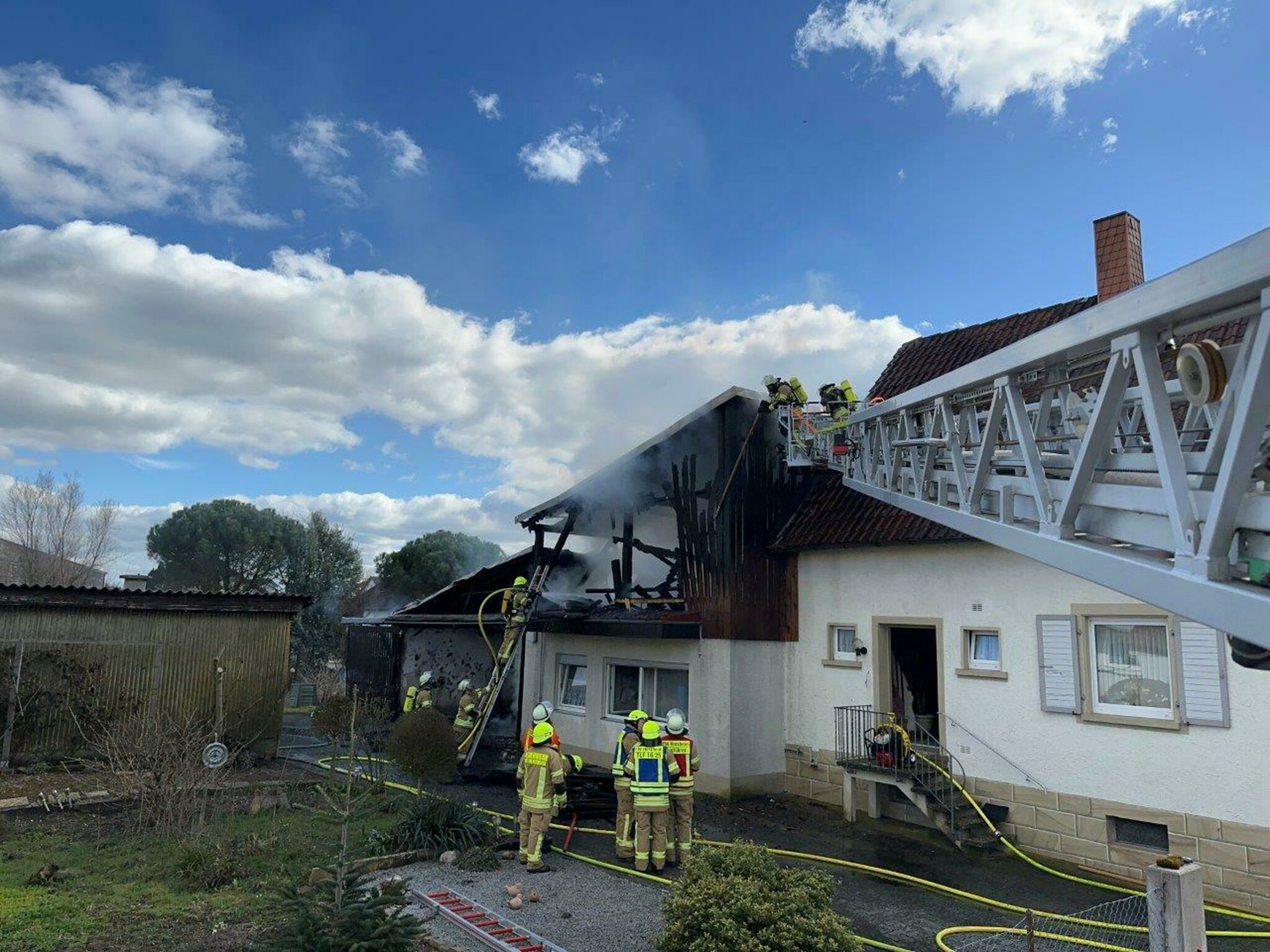 Brand in Hayna: Großer Sachschaden - Herxheim
