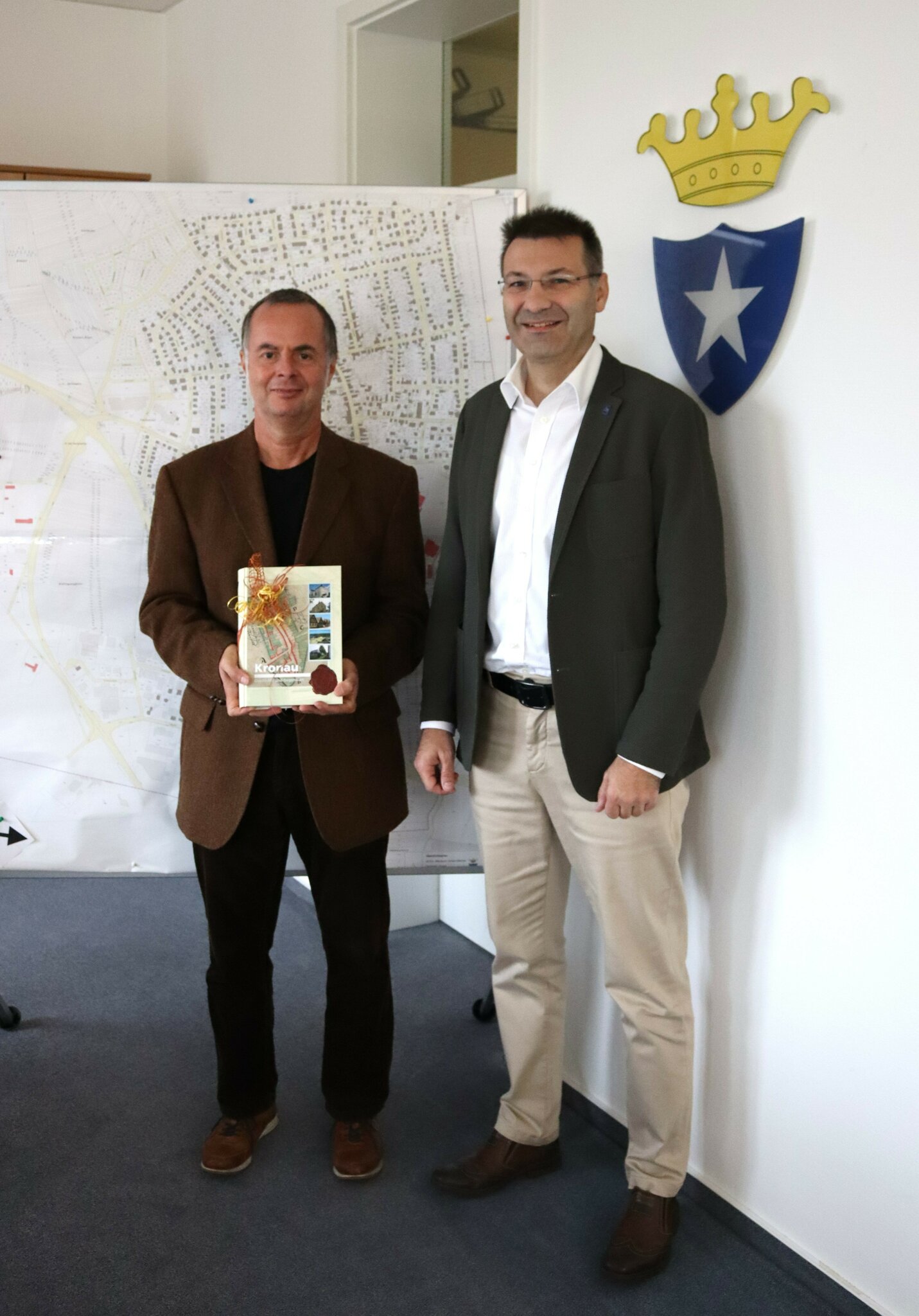 Ein neues Gesicht im Rathaus: Andreas Schäfer hat Dienst aufgenommen ...