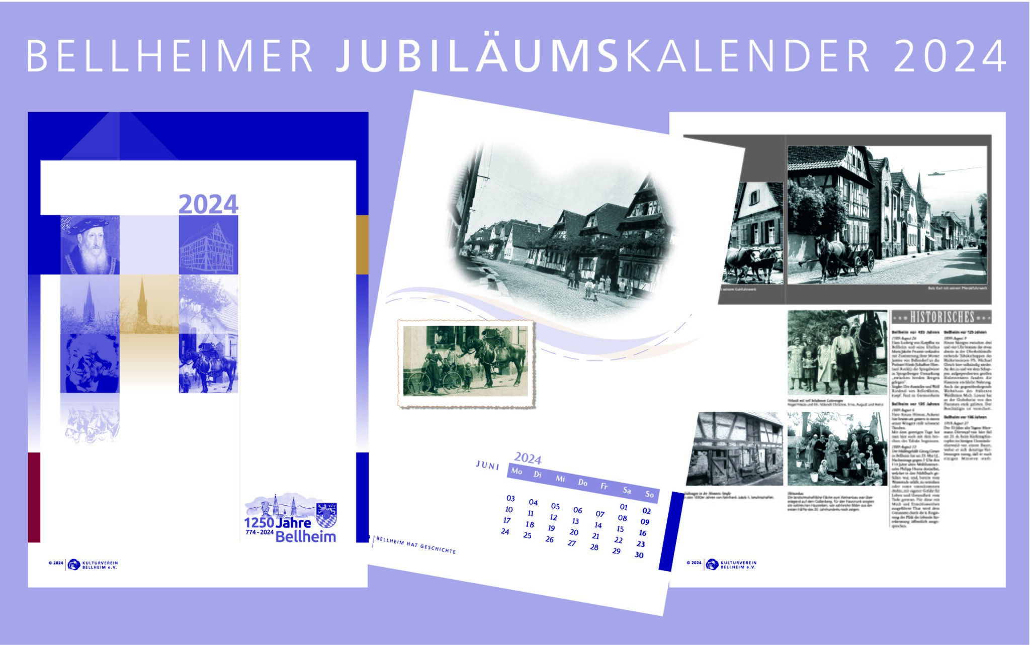 Kalender fürs Jubiläumsjahr: Bellheim hat Geschichte - Bellheim