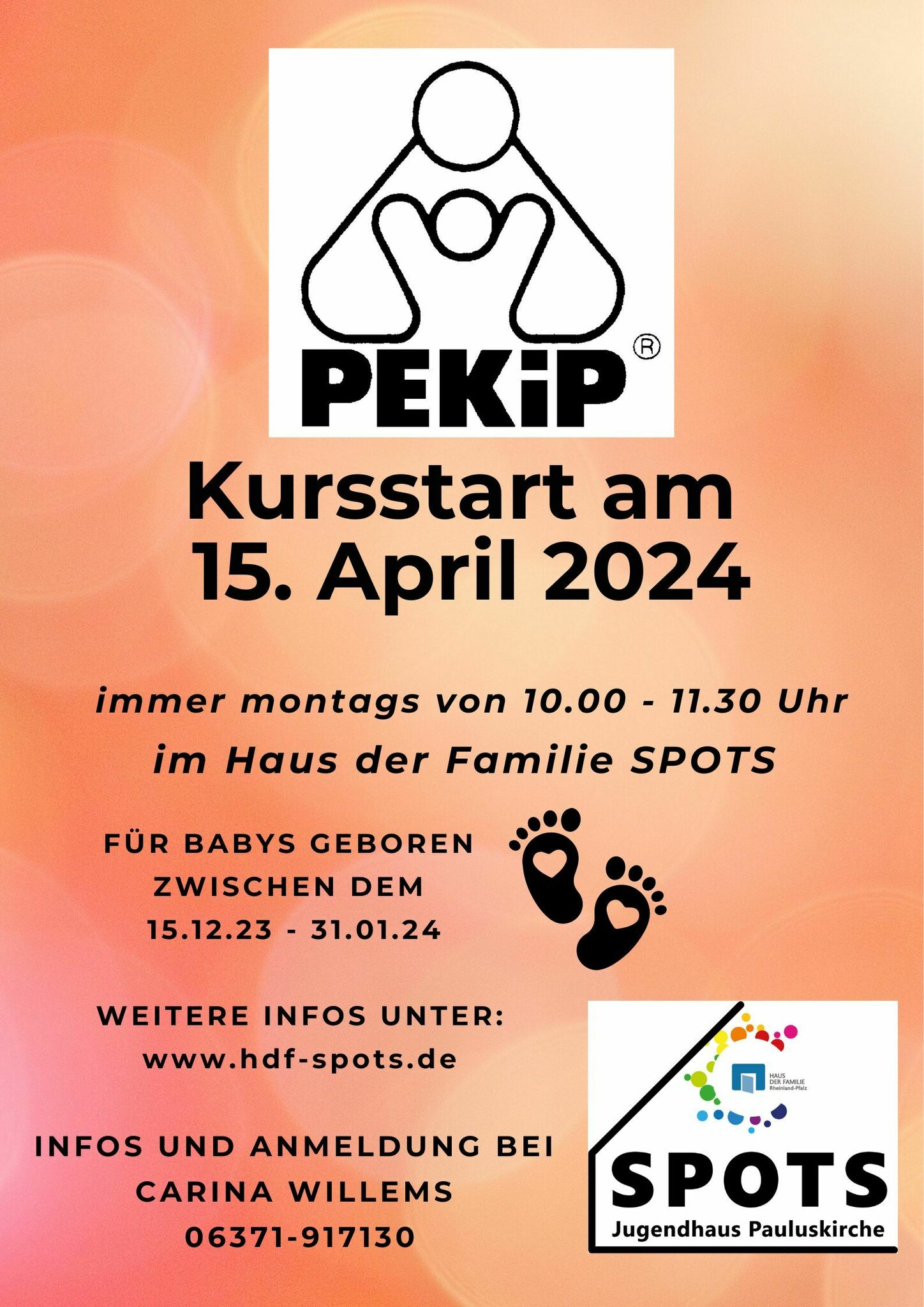 Haus der Familie Spots: Neuer Pekip Kurs startet im April im Spots ...