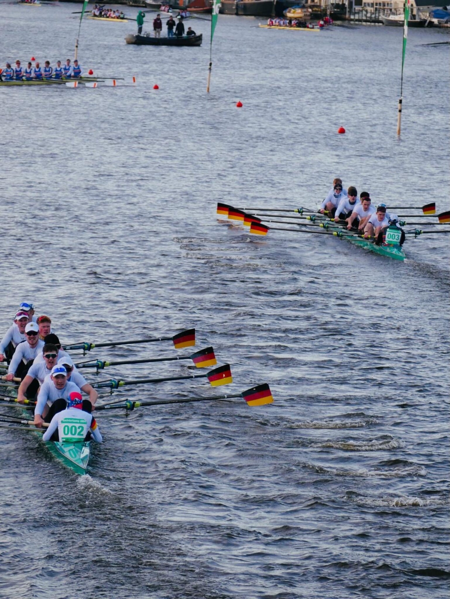 RGS-Ruderer glänzen in Amsterdam: Ole Bartenbach und Leon Gronbach im ...