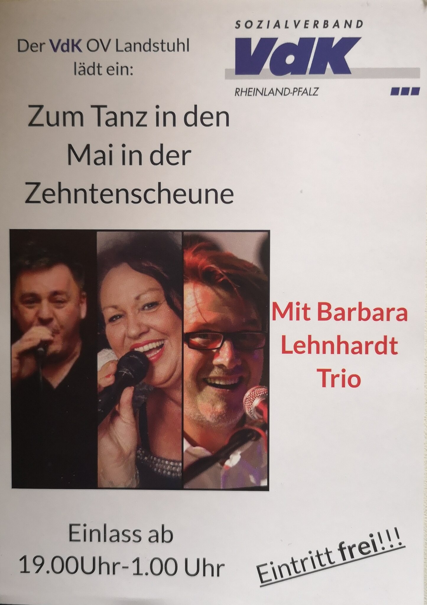 VdK OV Landstuhl lädt ein zu Tanz in den Mai: VdK OV Landstuhl lädt ein ...