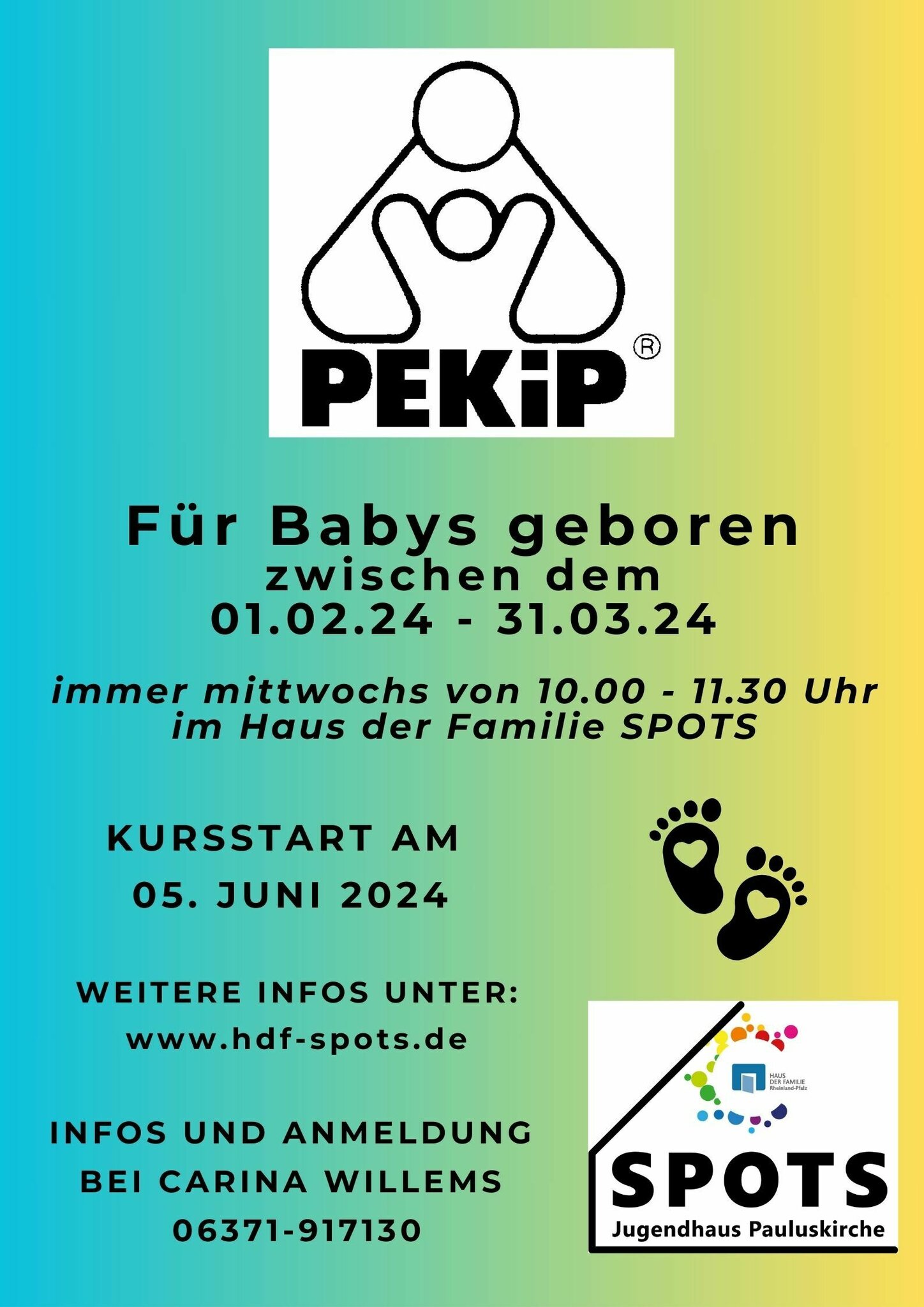 Neuer Pekip-Kurs: Start 5.6.24 - Landstuhl