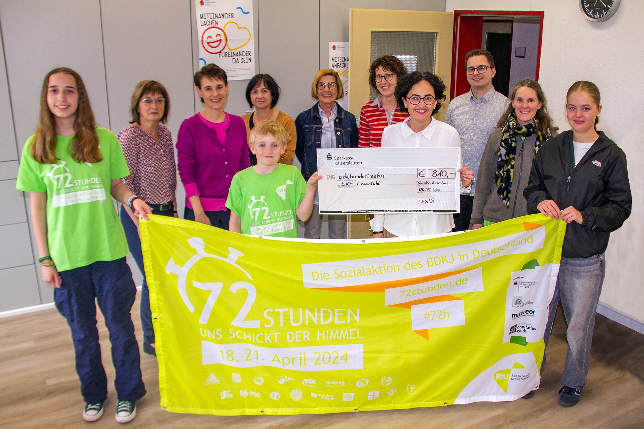 72-Stunden-Aktion in Ramstein: Erlös aus buntem Nachmittag überreicht ...