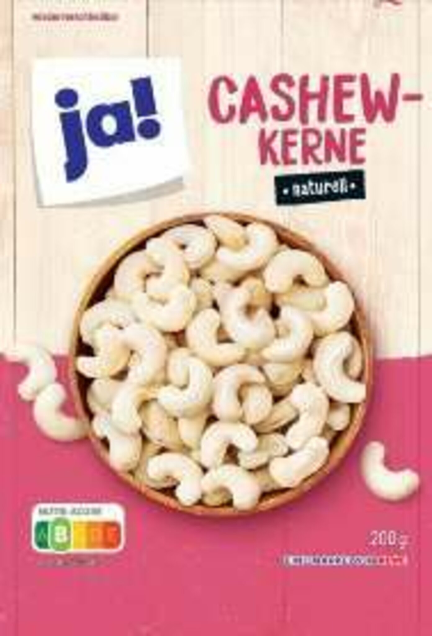 Vorsicht: In Cashewkernen der Marke Ja! können Fremdkörper aus Glas ...