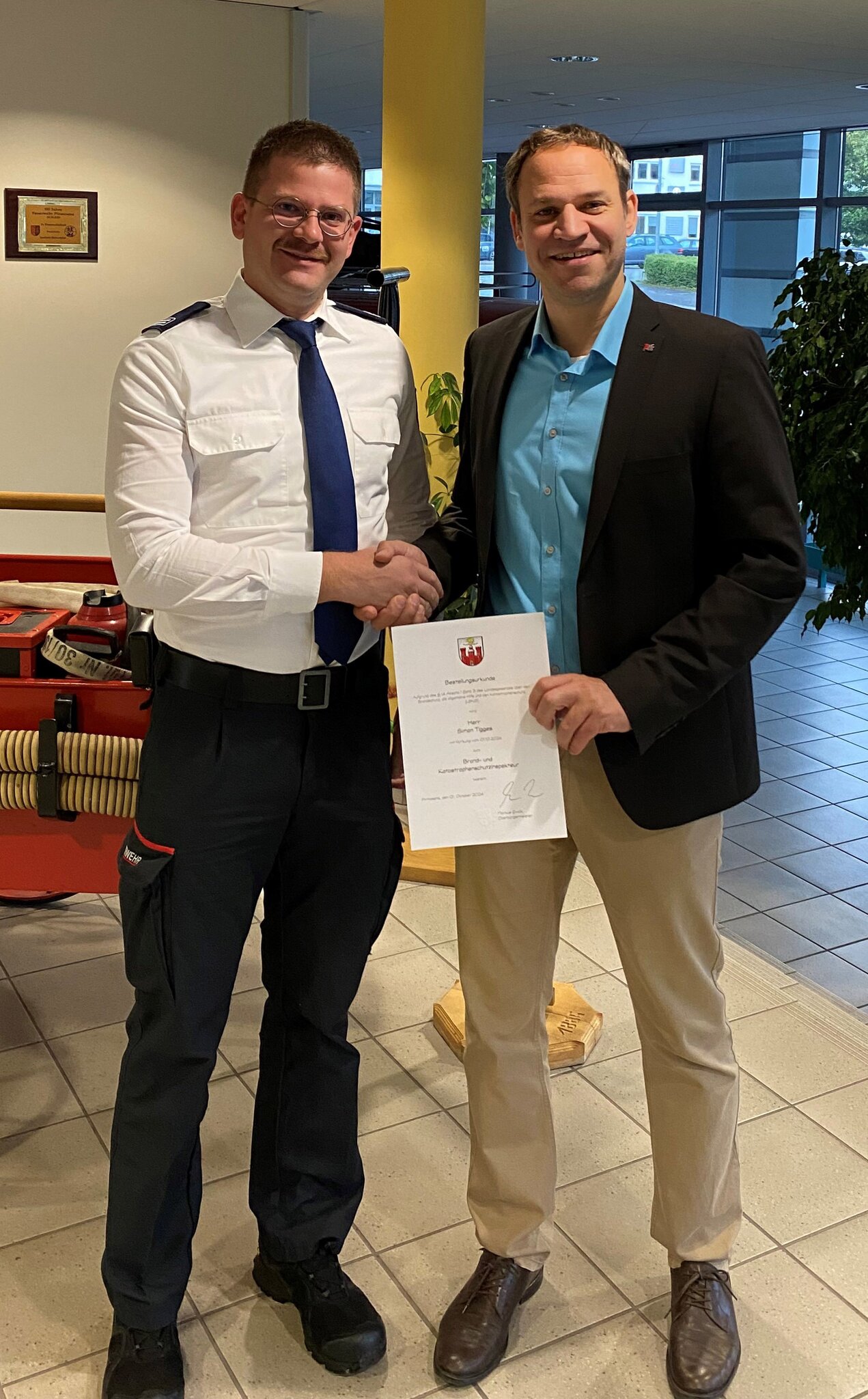 Simon Tigges tritt Nachfolge von Karl-Heinz Bär an: Neuer Brand- und ...