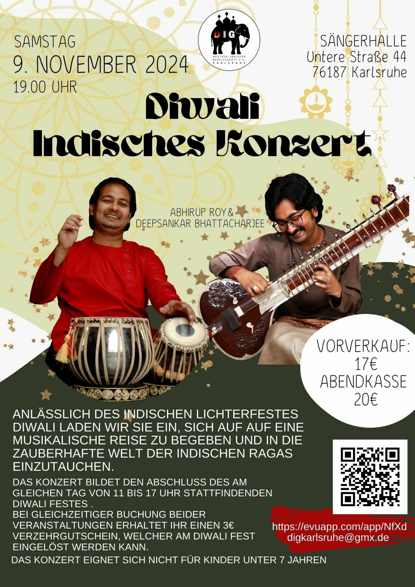 Diwali & Indisches Konzert mit Sitar und Tabla: Abhirup Roy ...