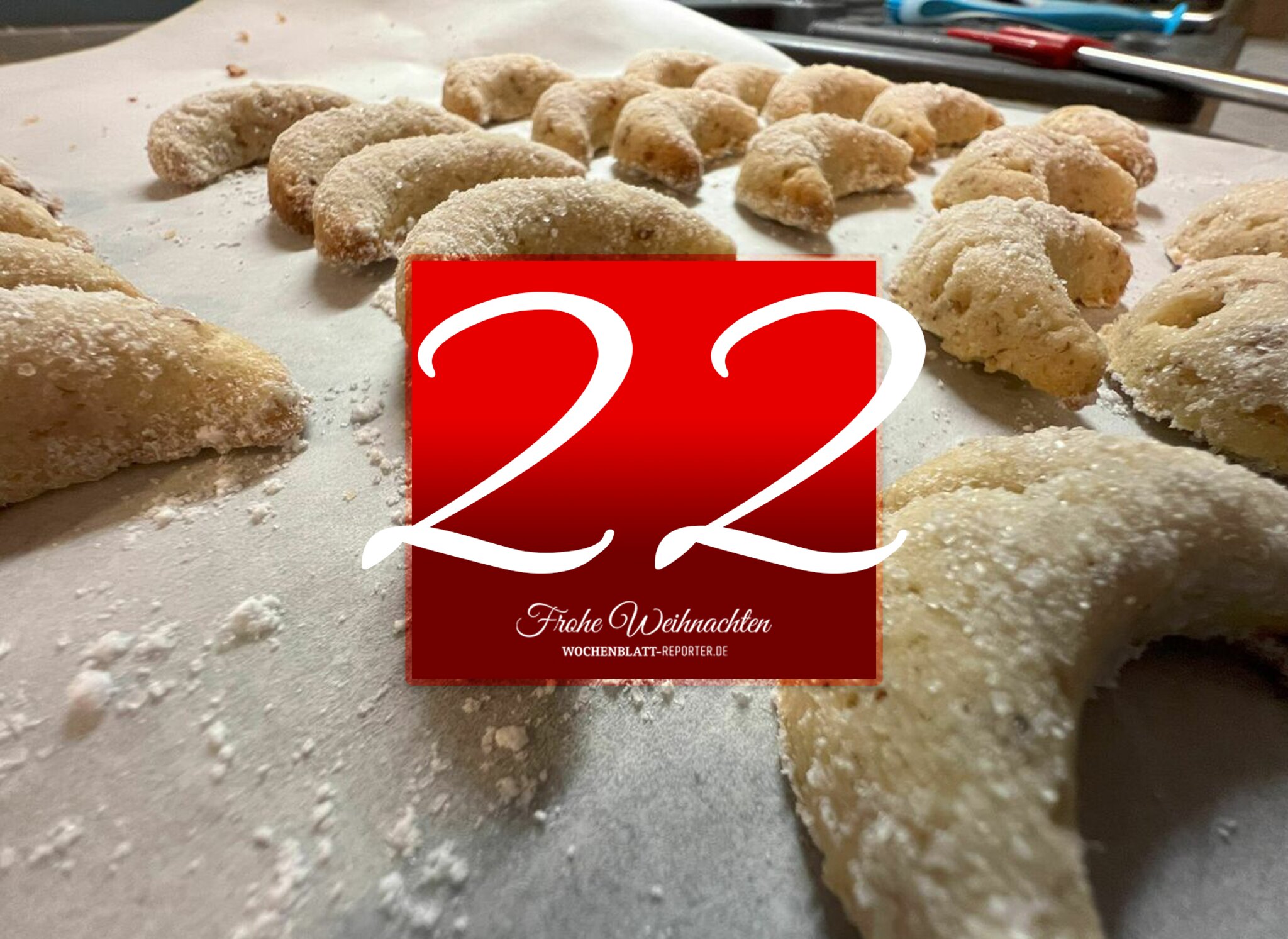 Adventskalender Türchen 22: Einfaches Vanillekipferl-Rezept für die ...