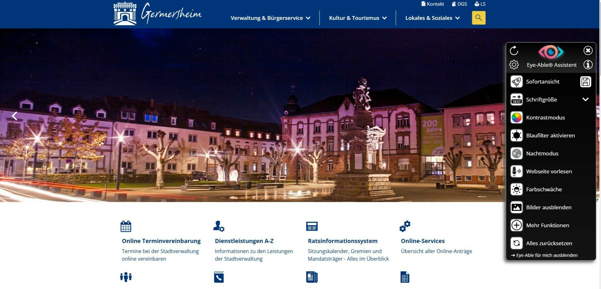 Herausragende Barrierefreiheit: Stadt Germersheim für ihre ...
