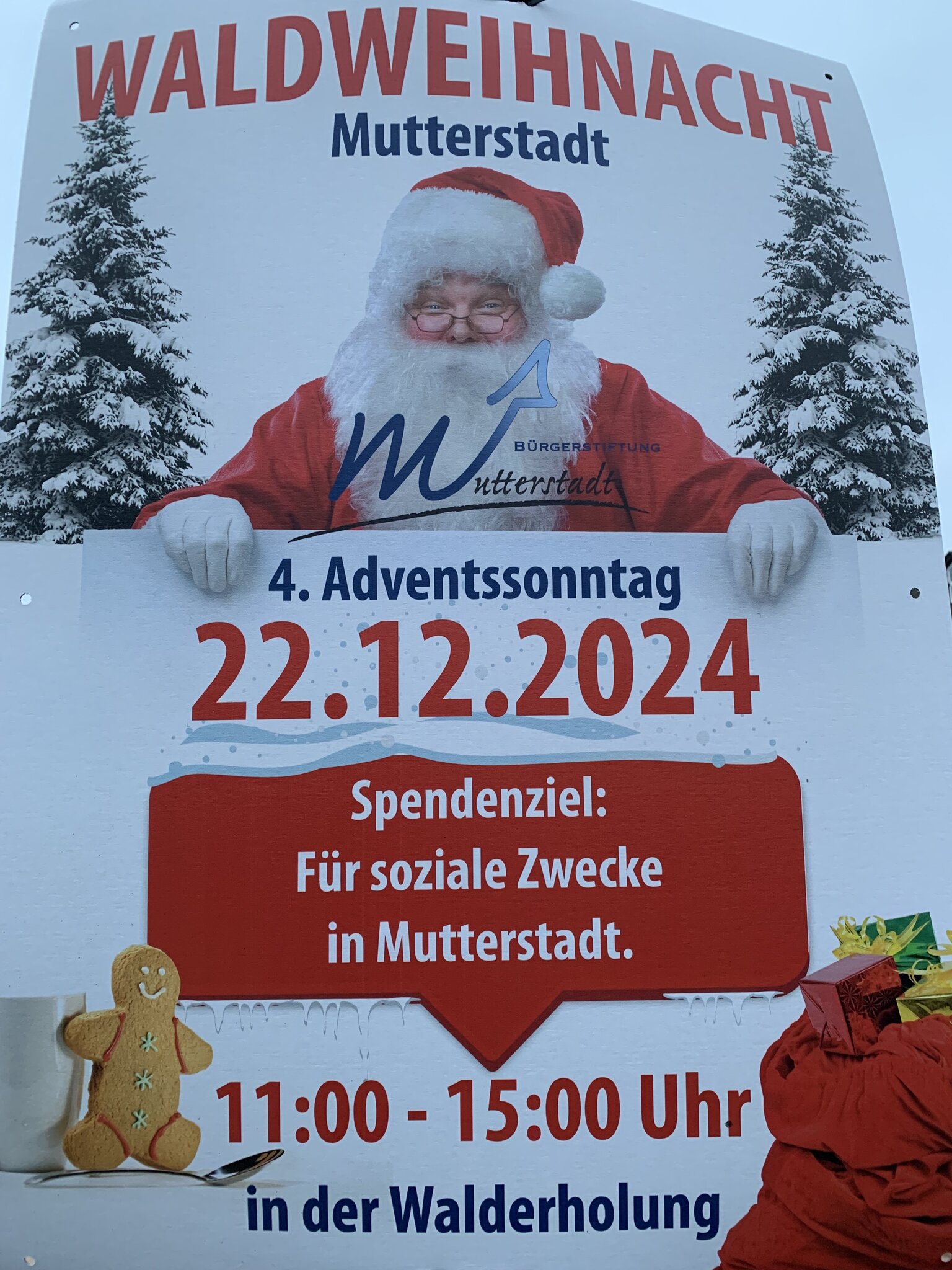 Waldweihnacht: Am Sonntag 22. Dezember 2024 ist bereits zum vierzehnten Mal die Waldweihnacht in ...