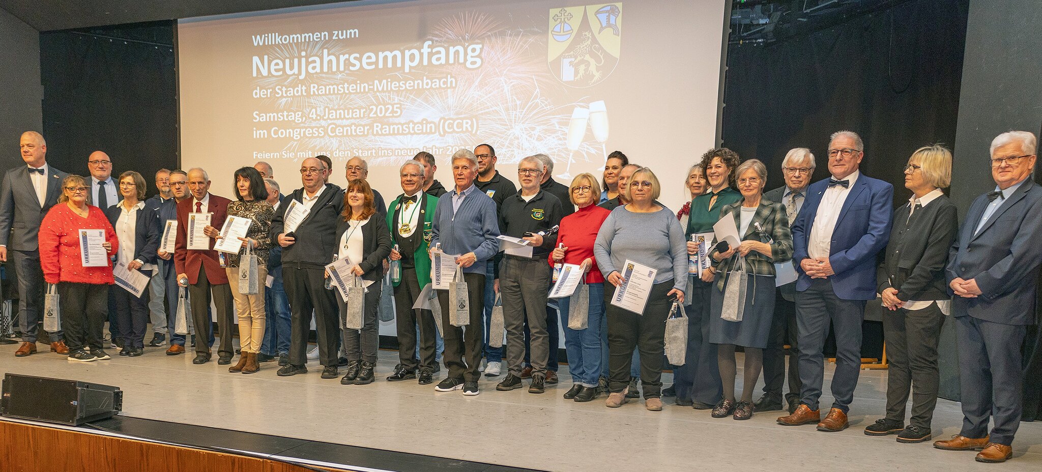 Neujahrsempfang mit Ehrungen: Großer Bürgerempfang der Stadt Ramstein ...