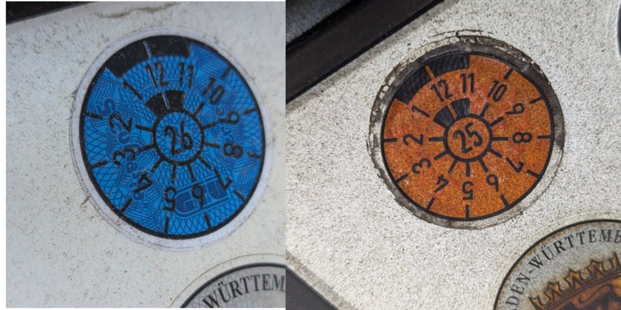 TÜV-Plakette richtig lesen: So entschlüsselt man die Farben, Zahlen und ...