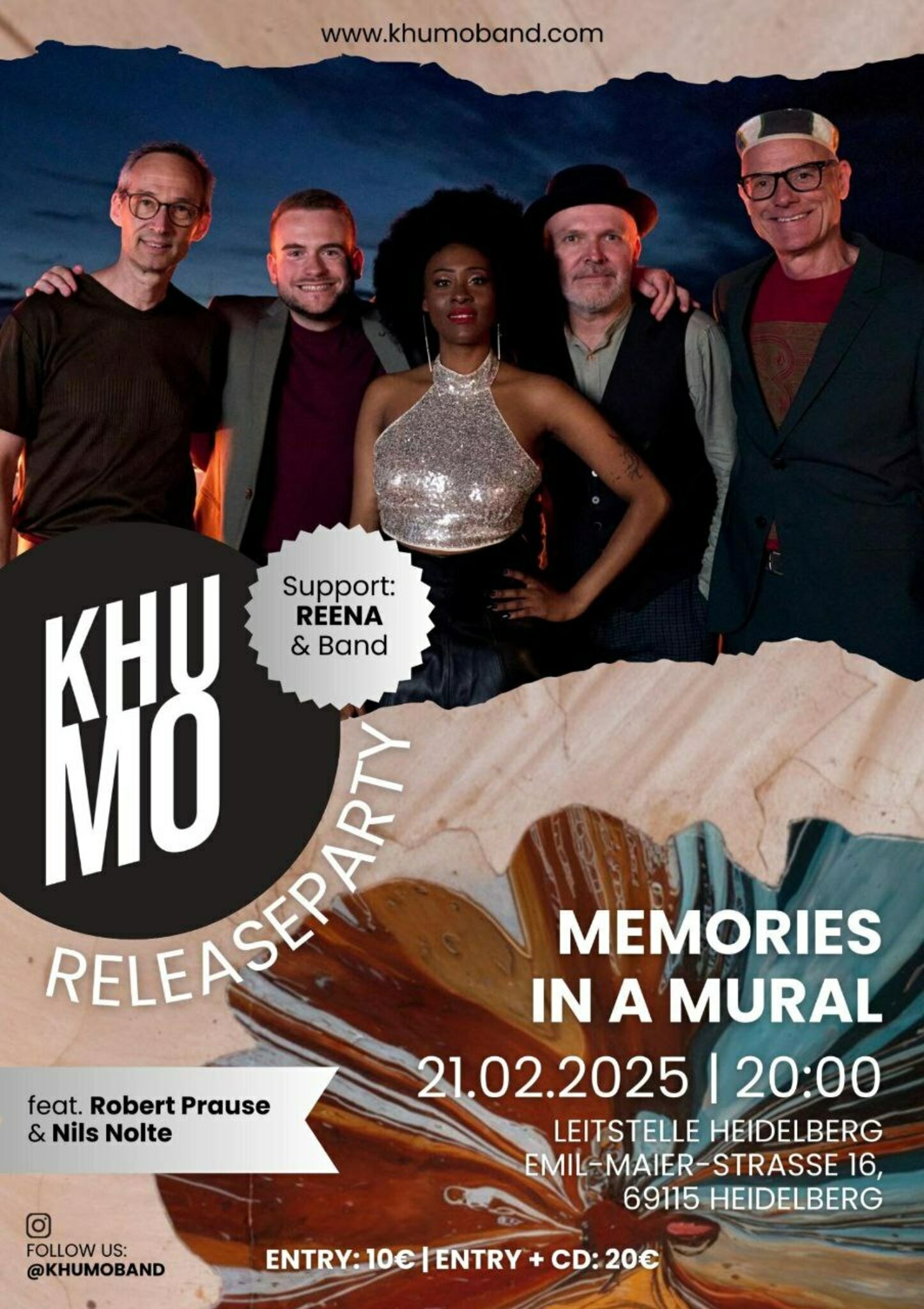 Konzert Fr, 21.02., 20 Uhr, Leitstelle, Heidelberg: Album-Releaseparty ...