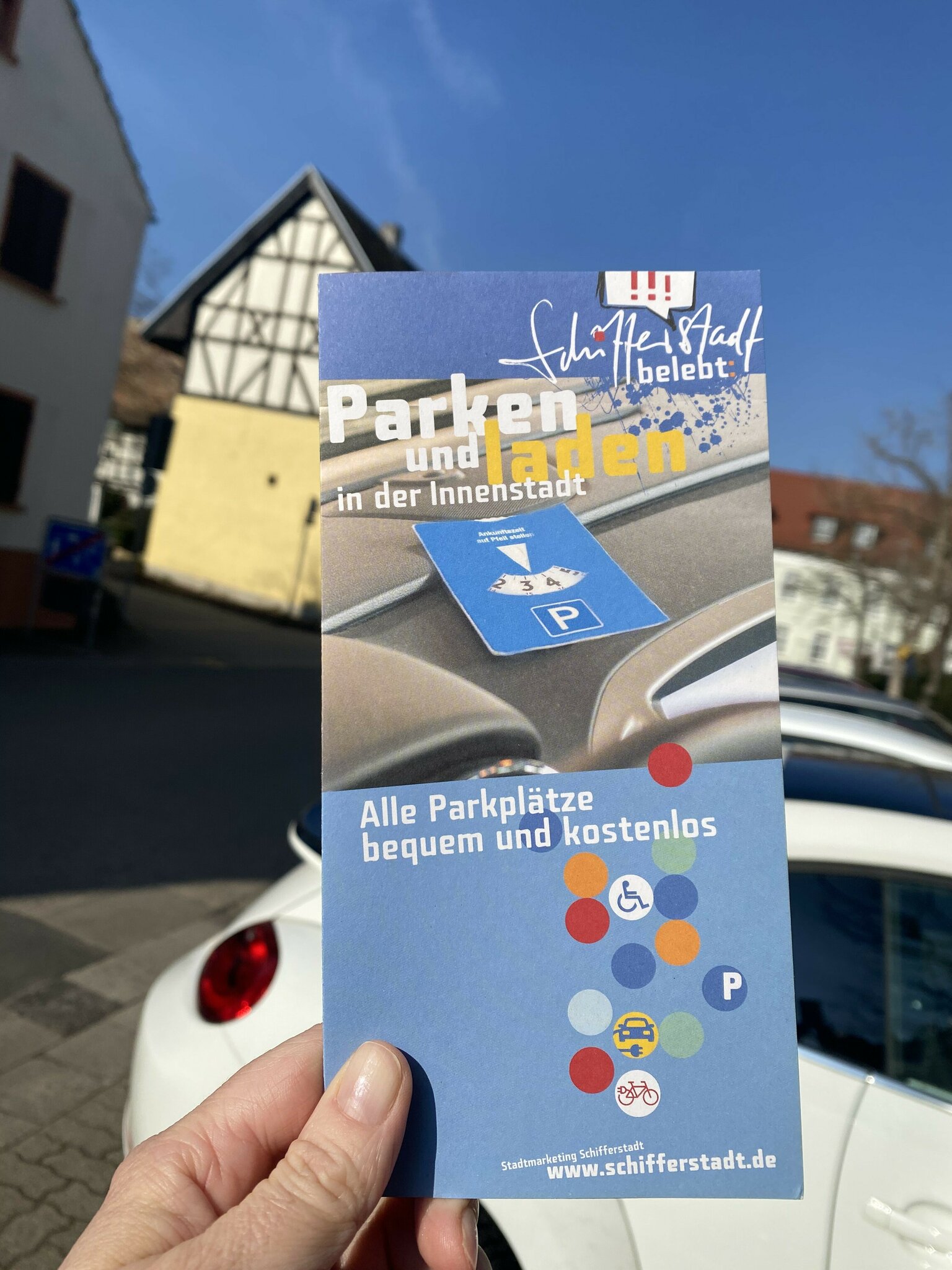Parken und laden in der Schifferstadter Innenstadt - Schifferstadt