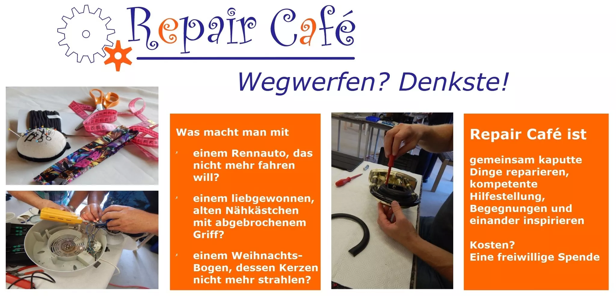 Wegwerfen? Denkste!: Repair Café am 15. März in Forst - Forst