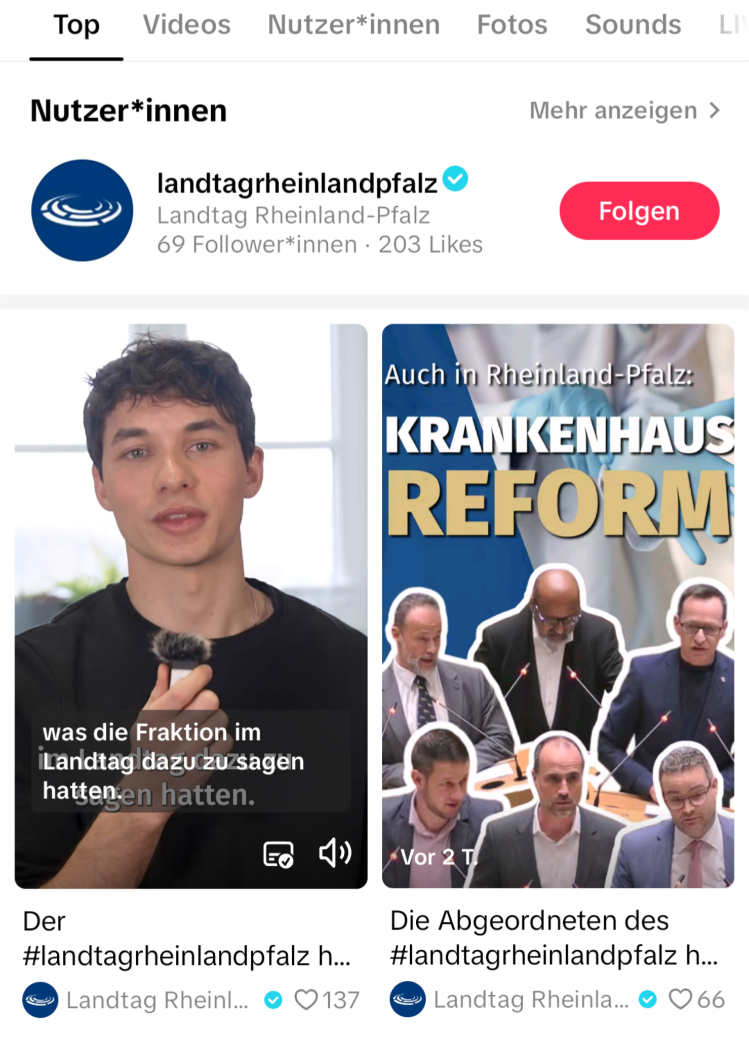 Für Gen Z und Millenials: Landtag Rheinland-Pfalz jetzt auf TikTok ...