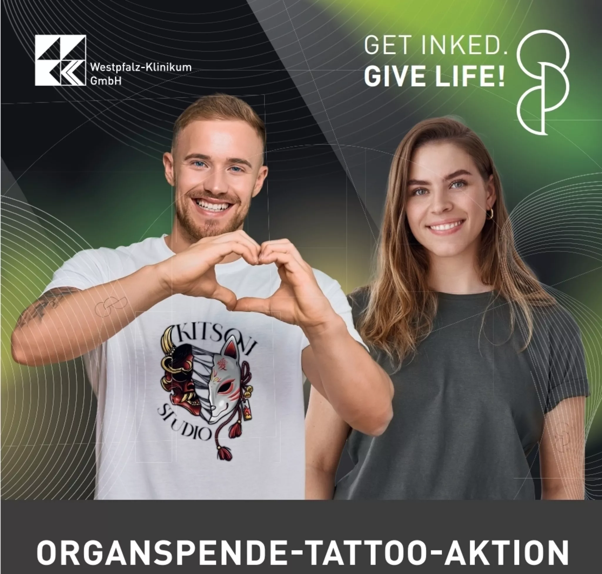 Ein Tattoo für die Organspende - Aktion von Westpfalz-Klinikum und Tattoo-Studio - Kaiserslautern