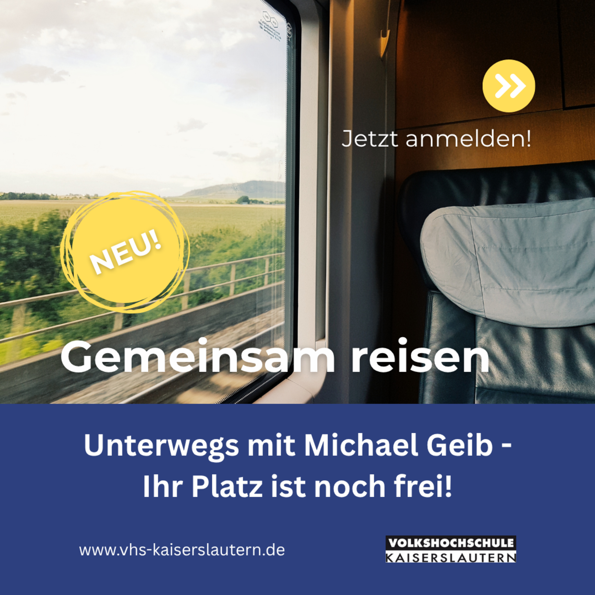 Neues Angebot der VHS Kaiserslautern:: Gemeinsam reisen mit Michael ...