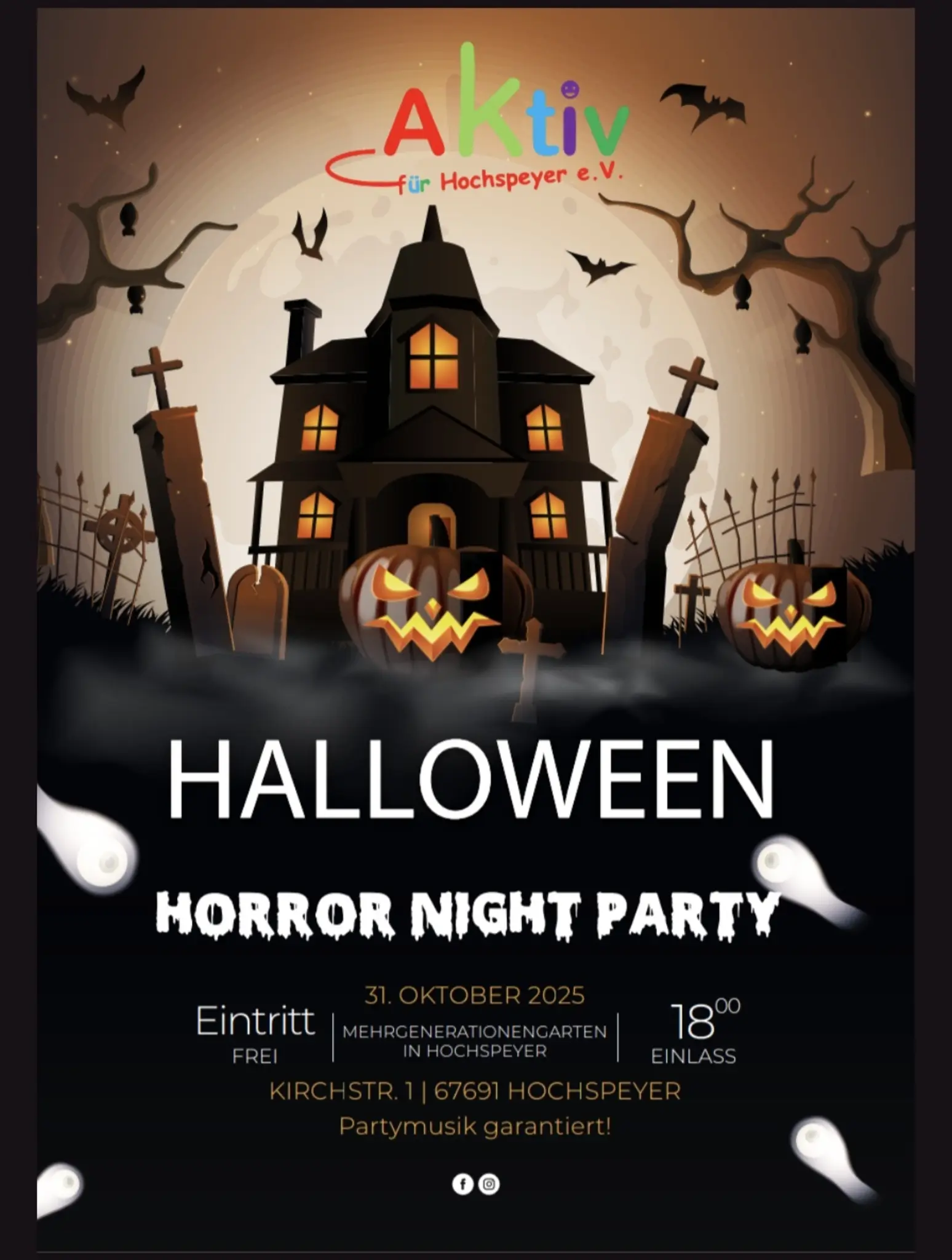 Halloween Horror-Night Party: Horror Night Party am 31.10.2025 ab 18 ...