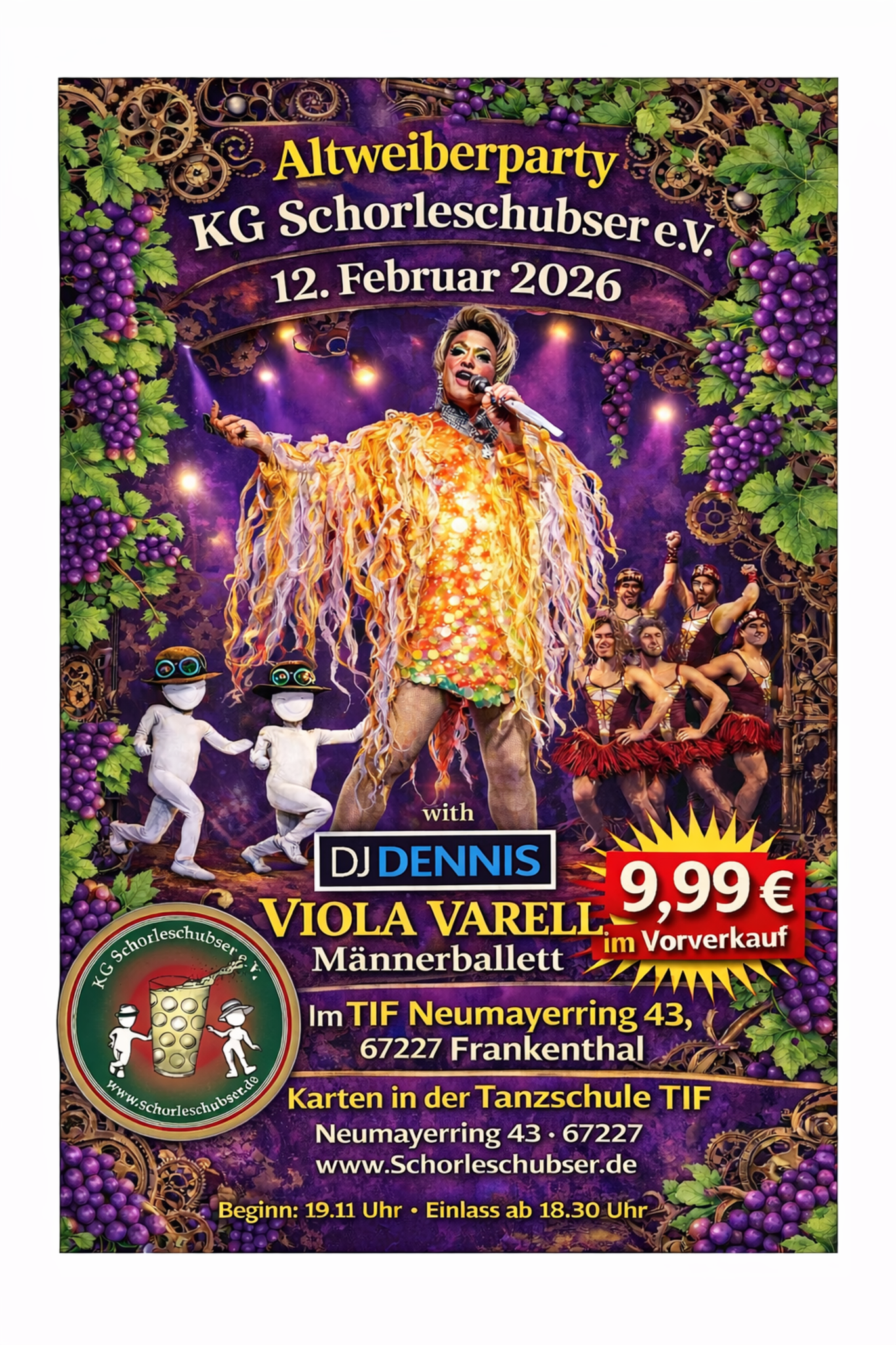 Party Motto Bunt Und Schrill