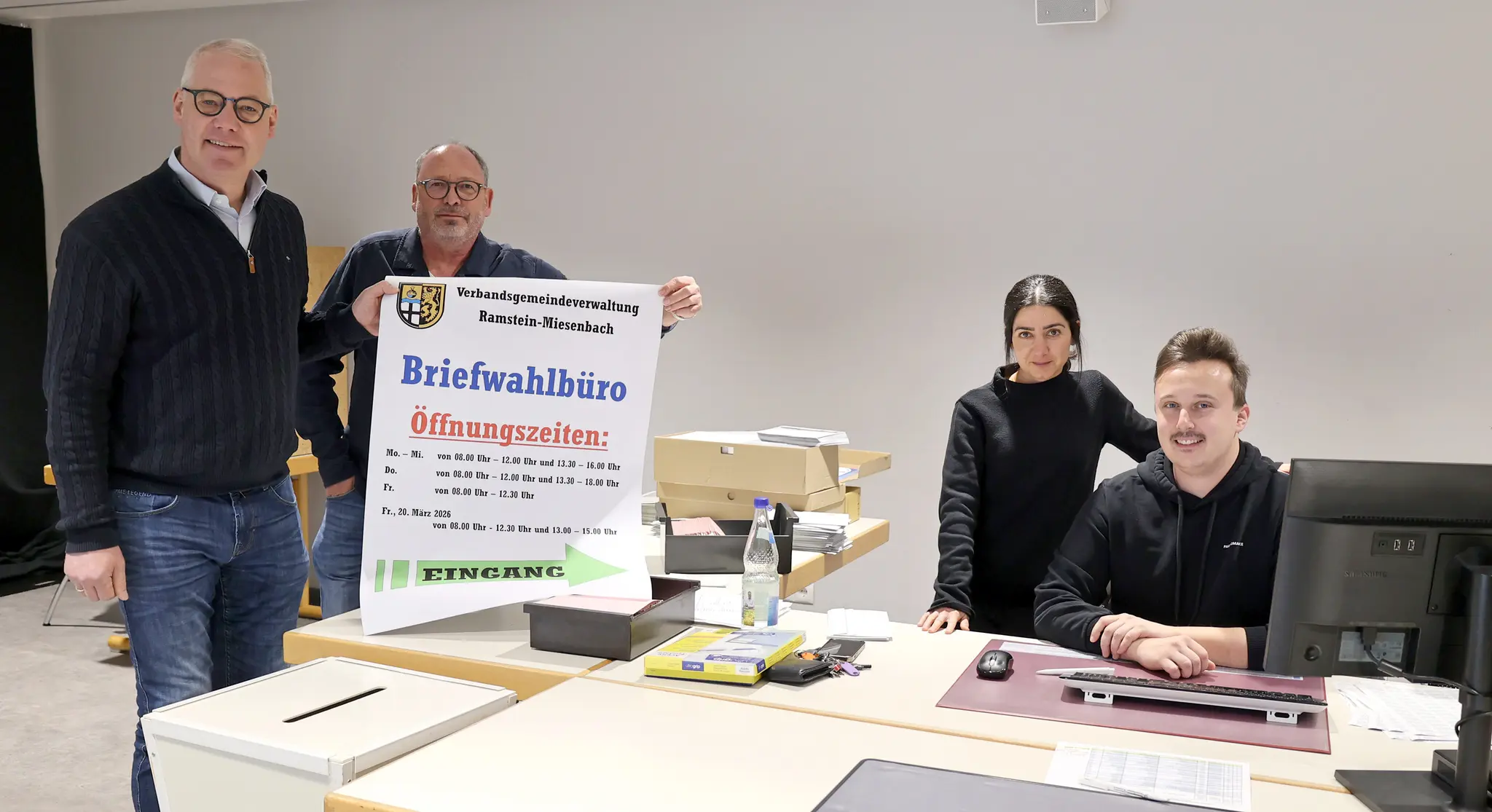 Wahlbüro vom Rathaus ins CCR verlegt: Briefwahlbüro im Congress Center ...