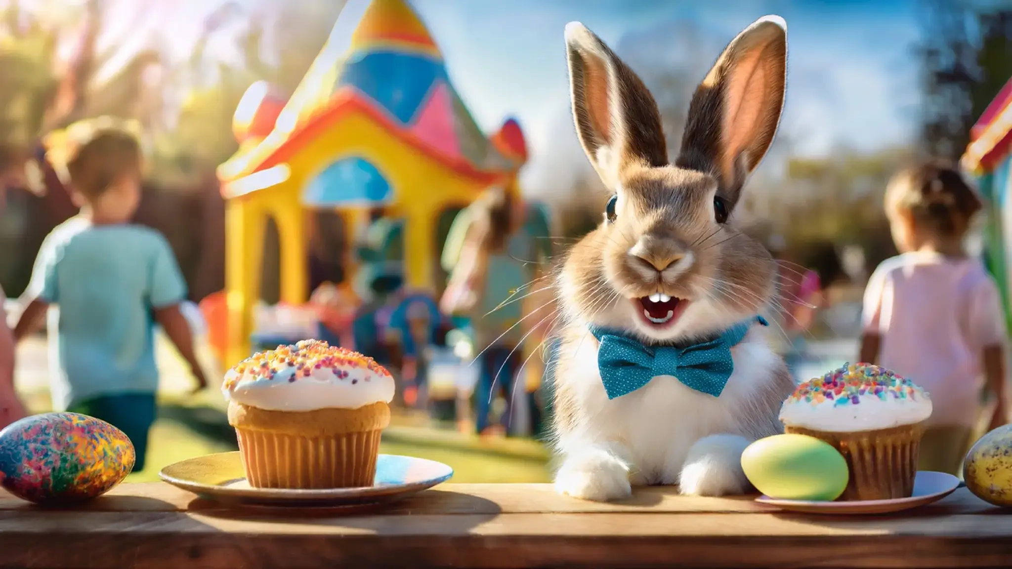 Der Osterhase kommt!: Oster-Nachmittag auf dem Spielplatz in Kalkofen ...