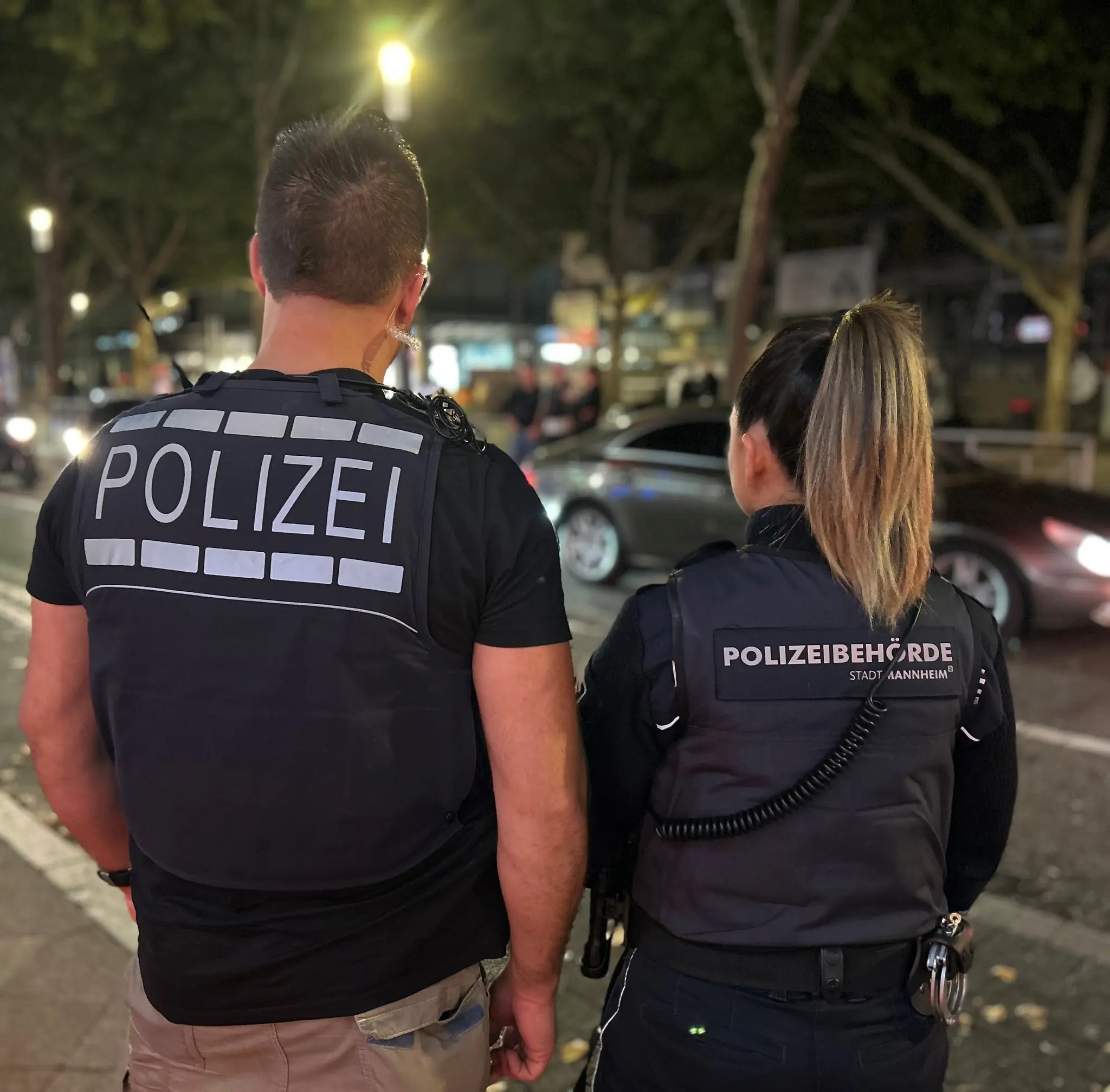 Großkontrolle gegen Poser in Mannheim am Freitagabend - Mannheim