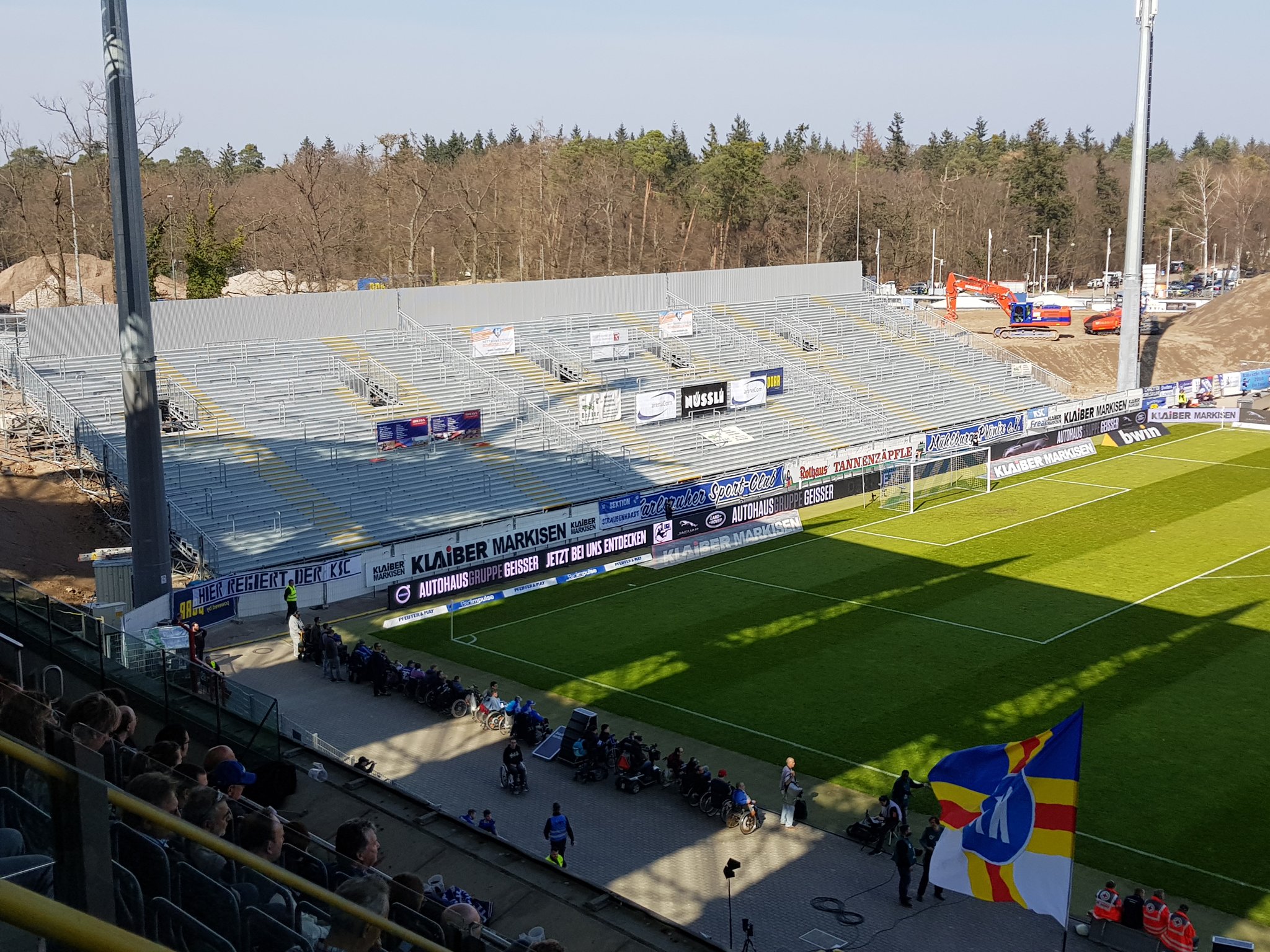 Wandel: Wildparkstadion in Karlsruhe