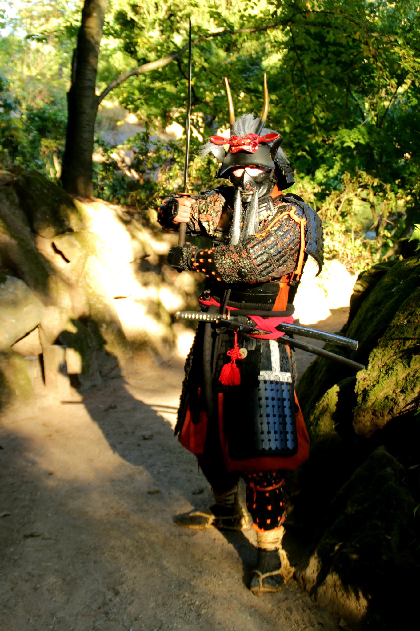 Samurai im Garten